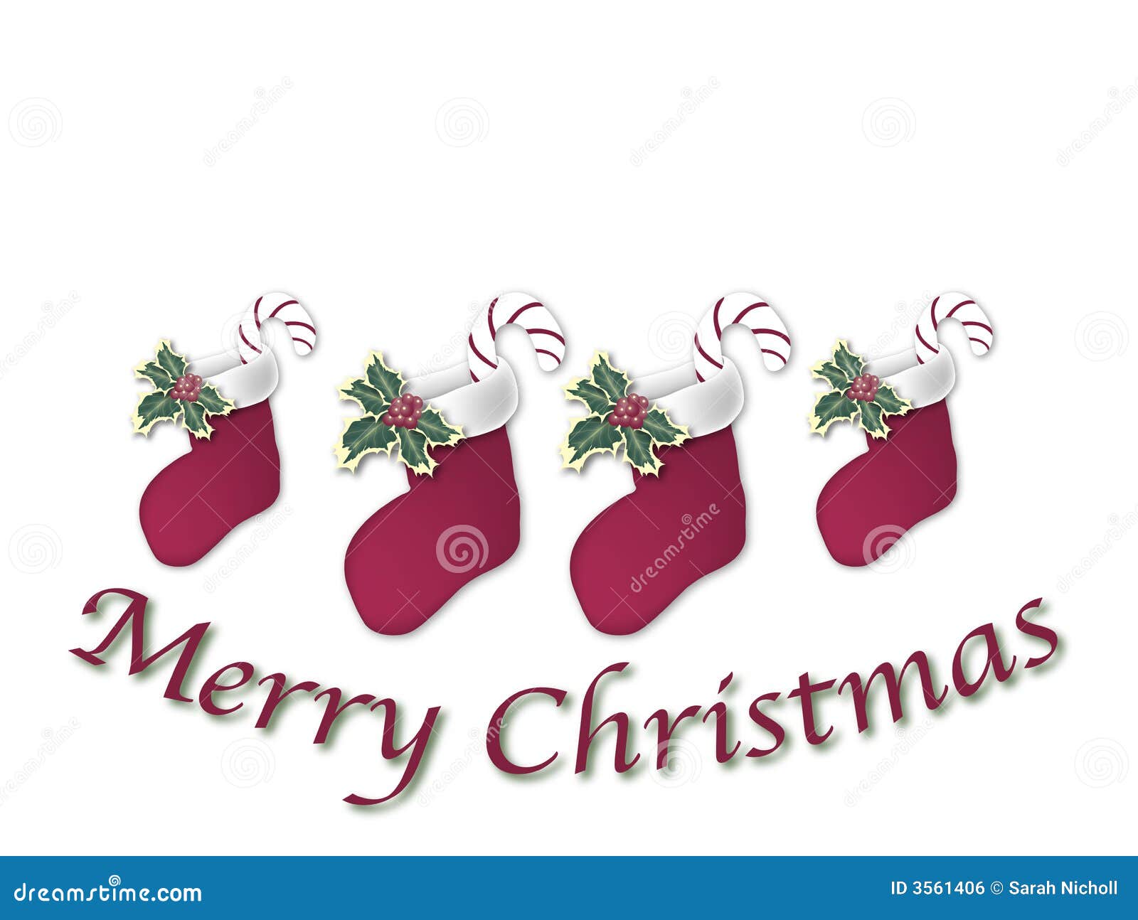 Christmas Stocking Sign 1 stock illustration. Illustration of ...