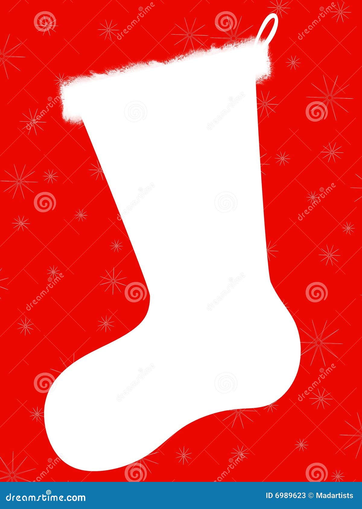 Christmas Stocking Silhouette