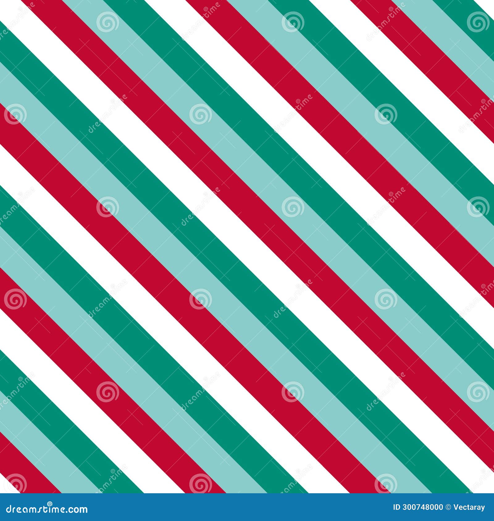 Seamless Christmas Stripe Pattern. Ideal for Christmas Gift Wrapping ...