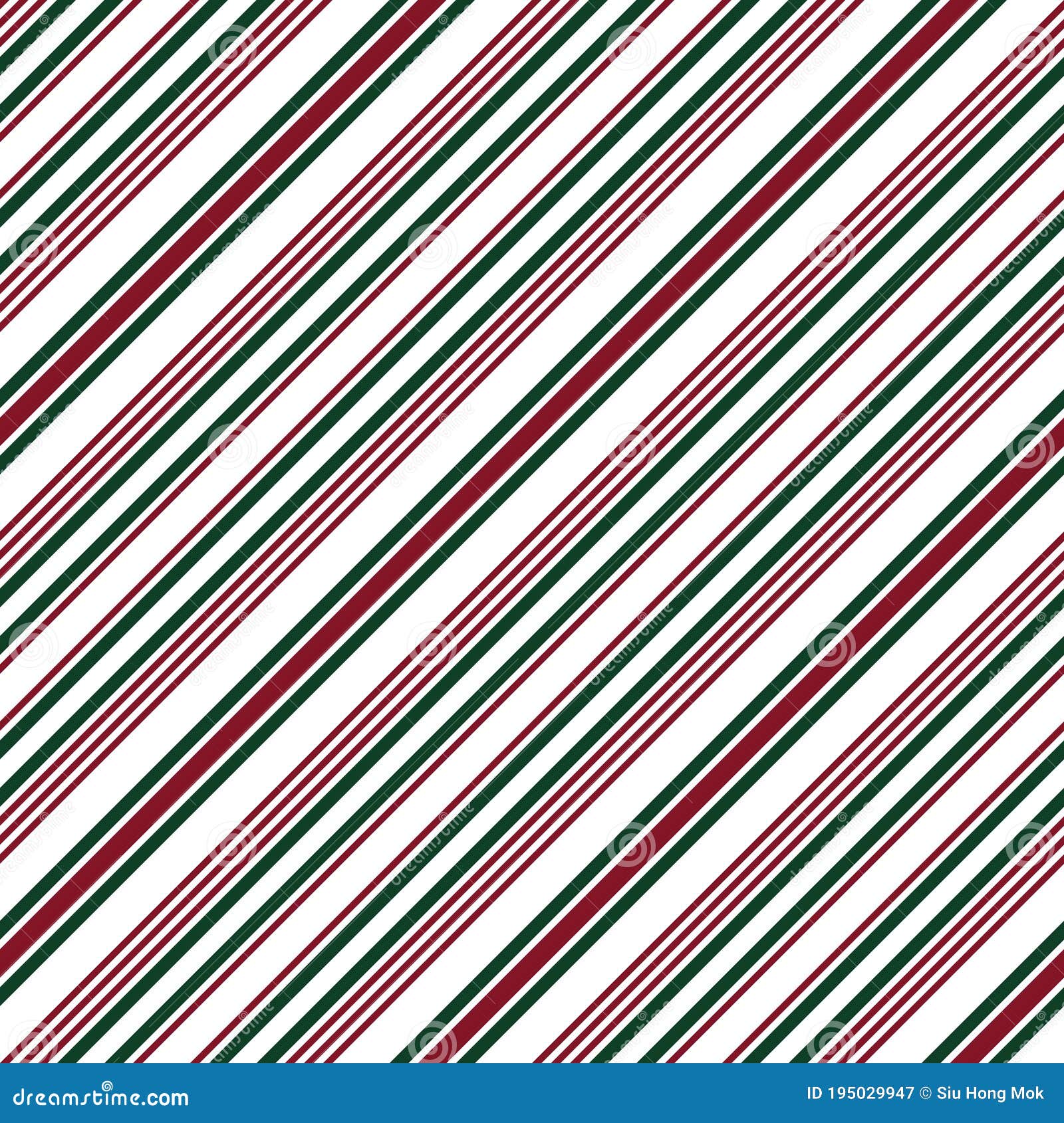 Christmas Stripe Seamless Pattern Background in Diagonal Style Stock ...