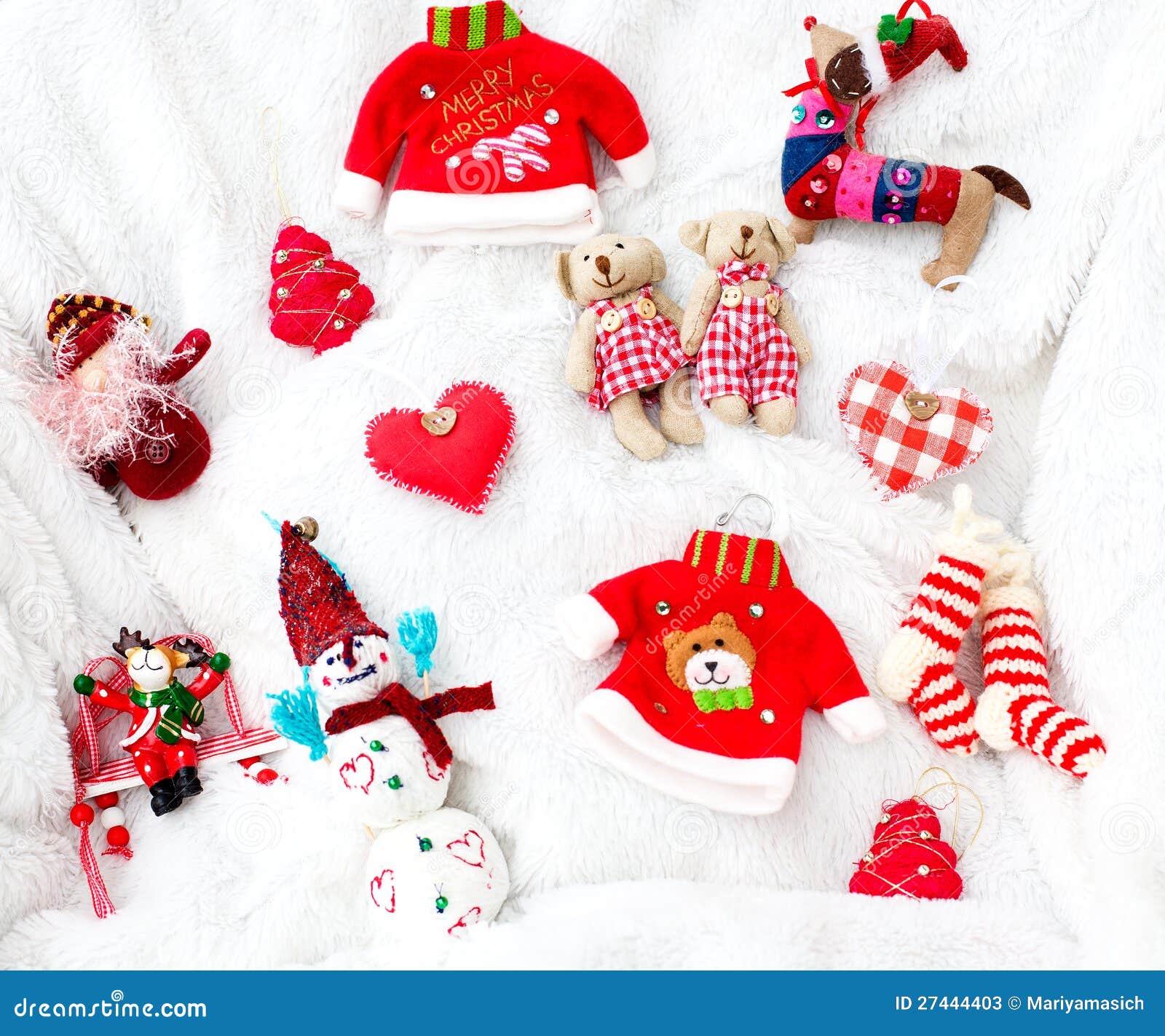 Christmas stuff collection stock image. Image of wonderful - 27444403