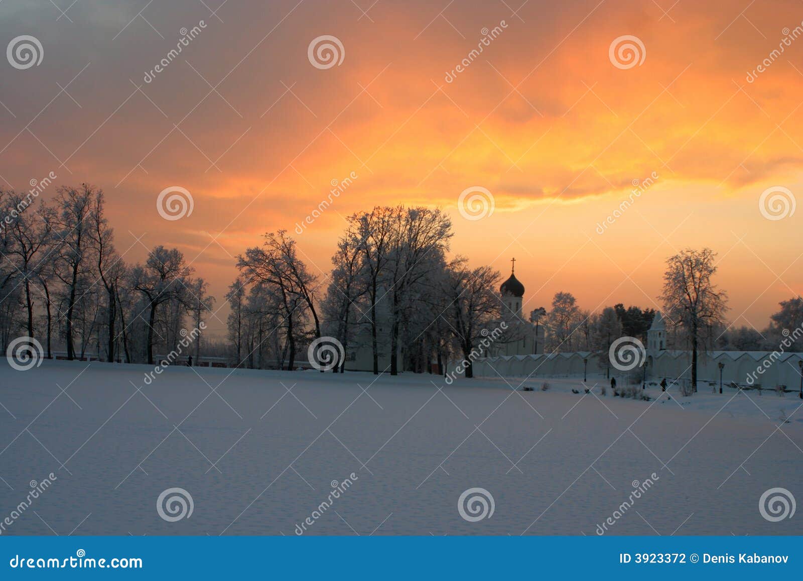 Christmas sunset stock photo. Image of away, monastery - 3923372