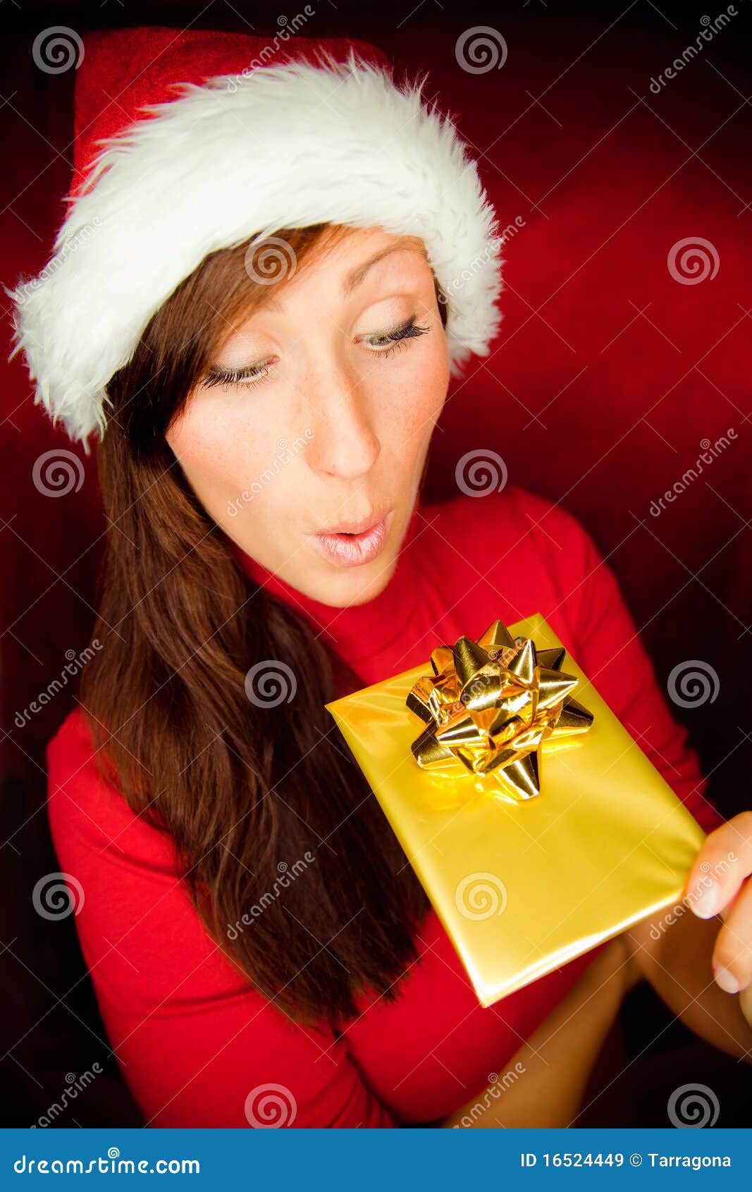 Christmas surprise stock image. Image of nikolaus, happiness - 16524449
