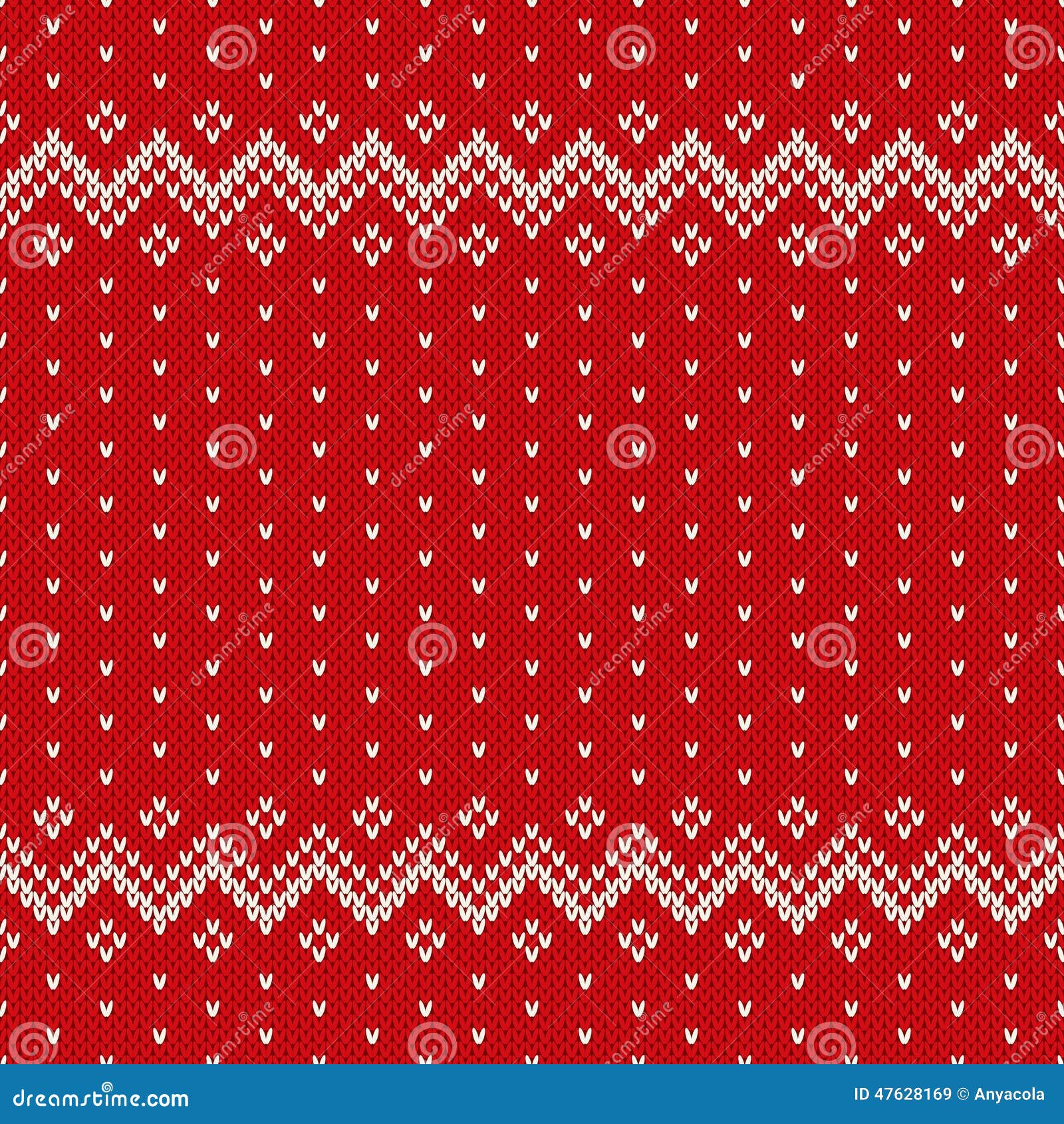 Christmas Sweater Design. Seamless Pattern Stock Vector - Illustration ...