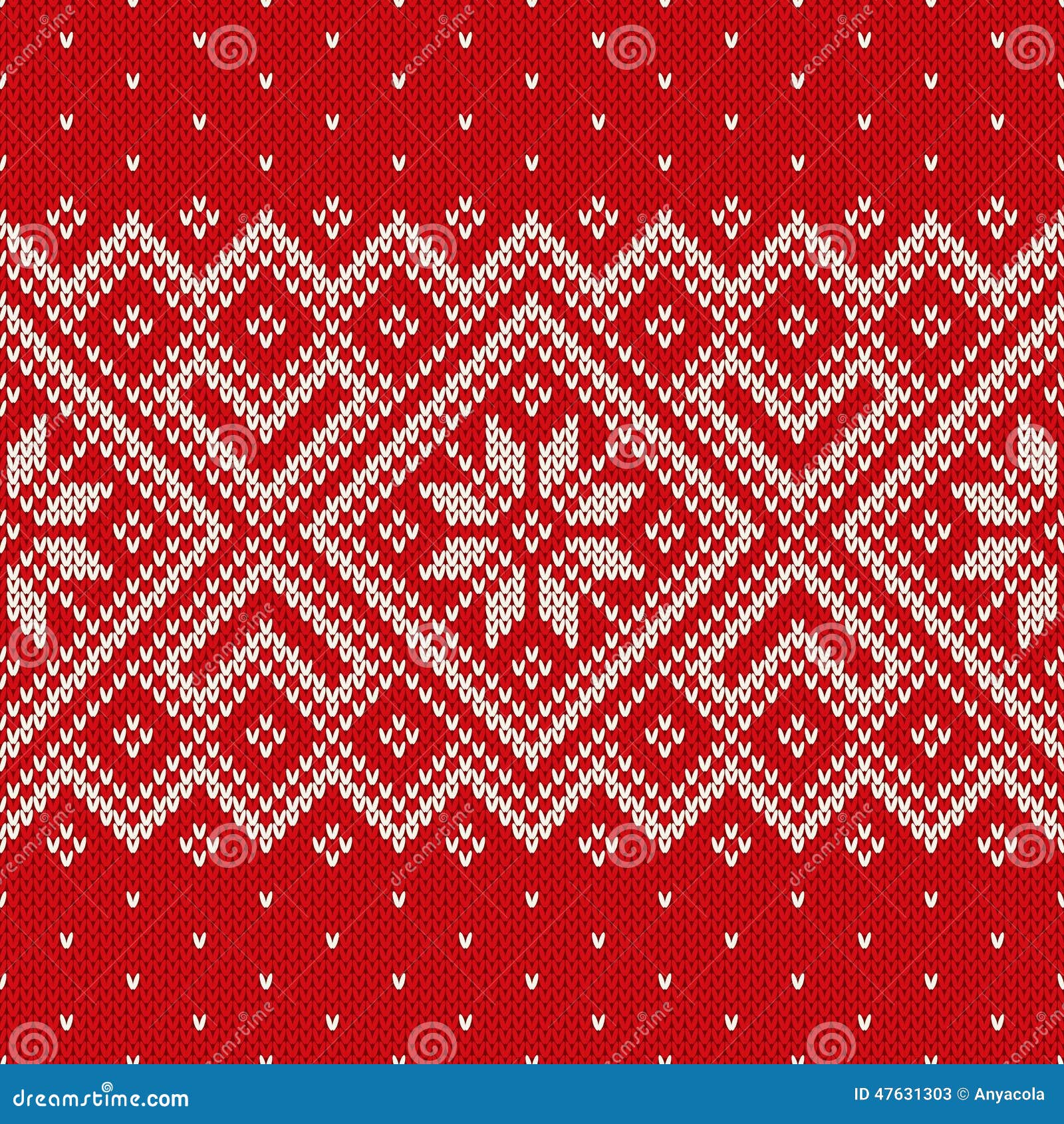 Christmas Sweater Design. Seamless Pattern Stock Vector - Illustration ...