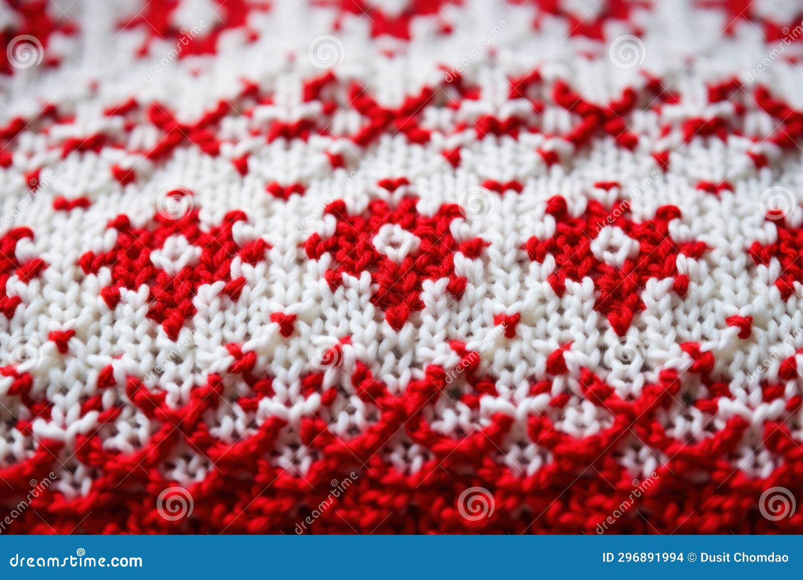 Christmas Sweater Stitch Pattern. Generative AI Stock Photo - Image of ...