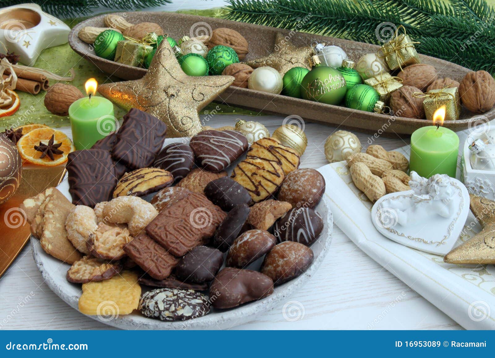Christmas Sweets stock image. Image of decorated, dining - 16953089