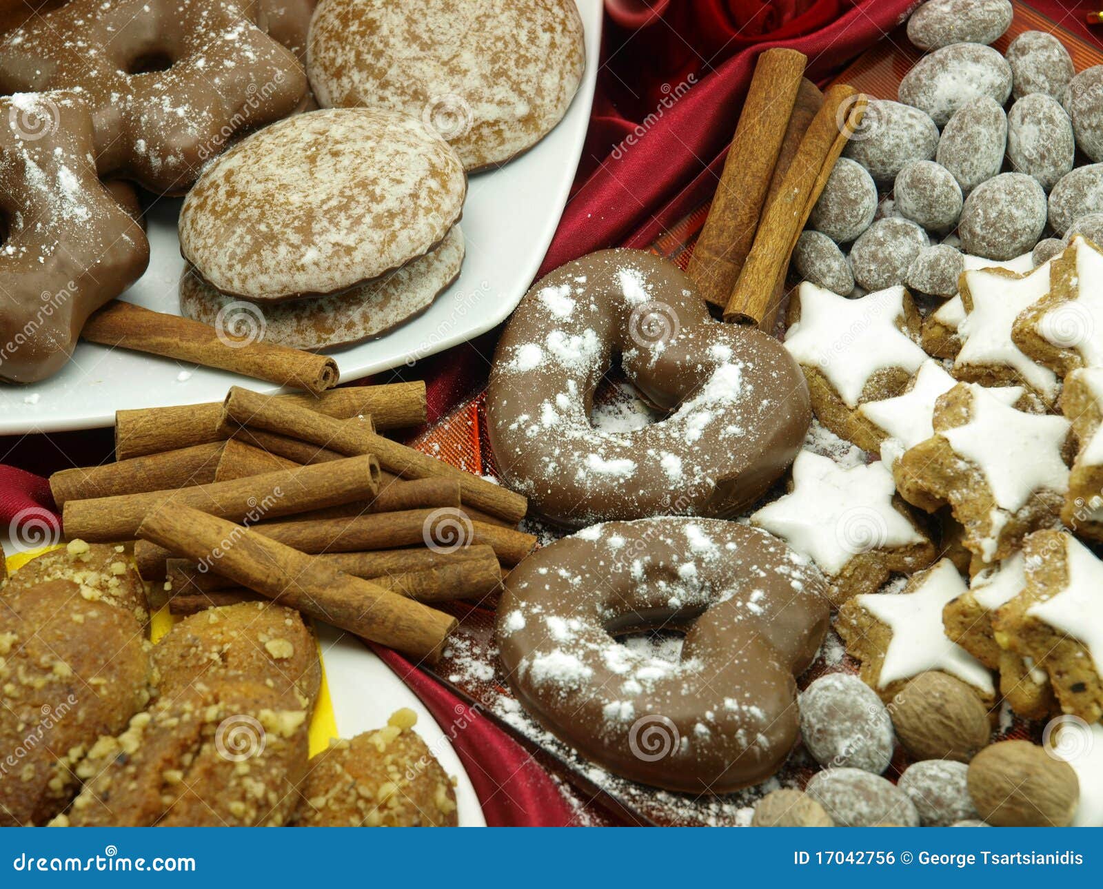 Christmas sweets stock photo. Image of candle, cookie - 17042756