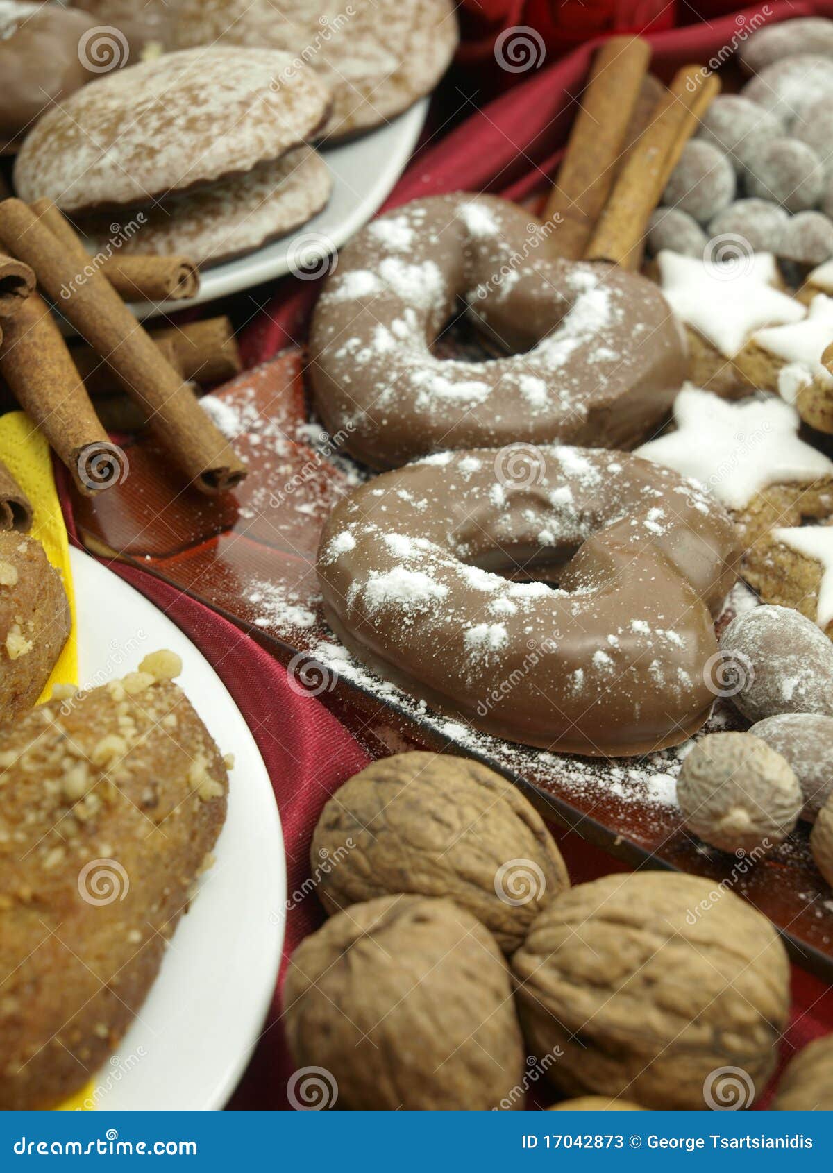 Christmas sweets stock image. Image of cinnamon, present - 17042873