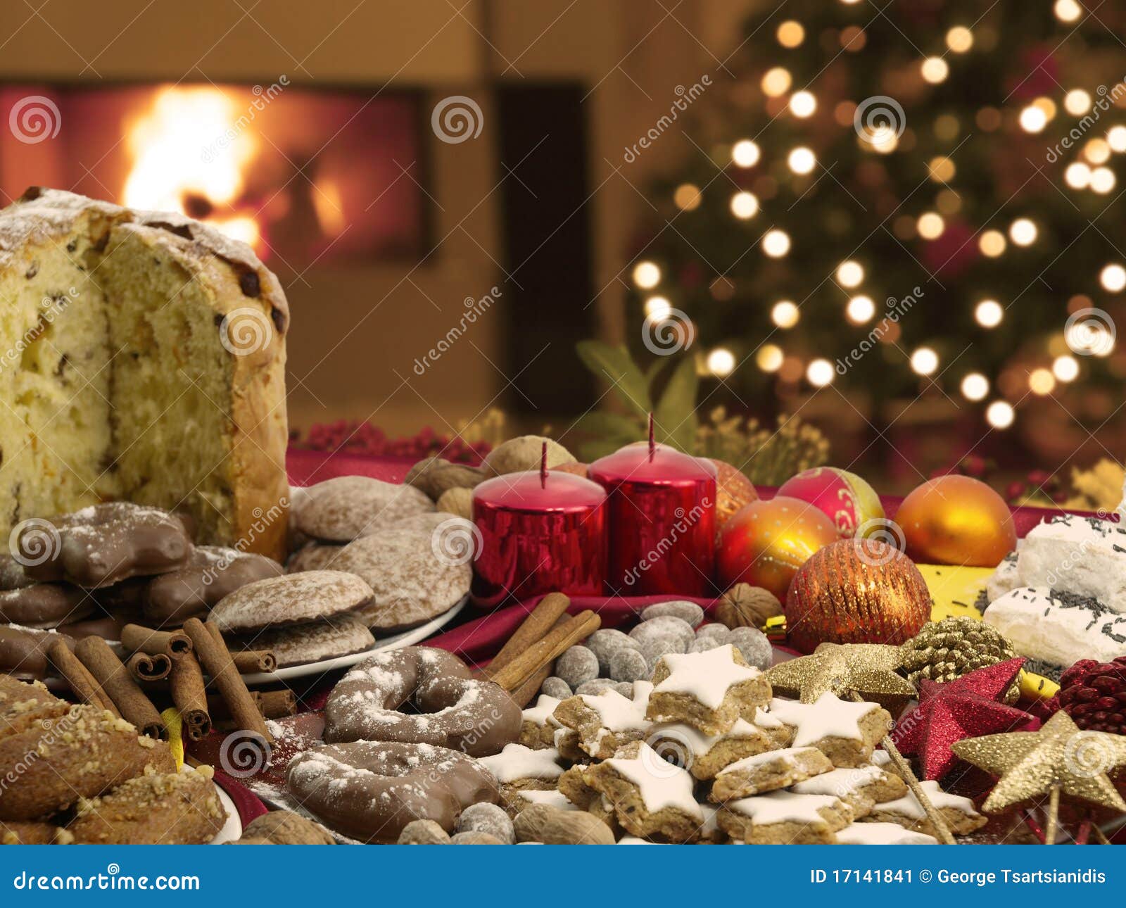 Christmas sweets stock image. Image of party, chocolate - 17141841