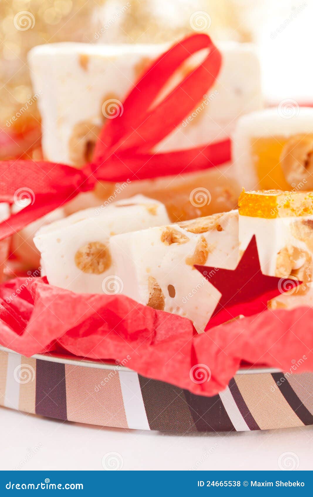 Christmas sweets stock photo. Image of almonds, present - 24665538
