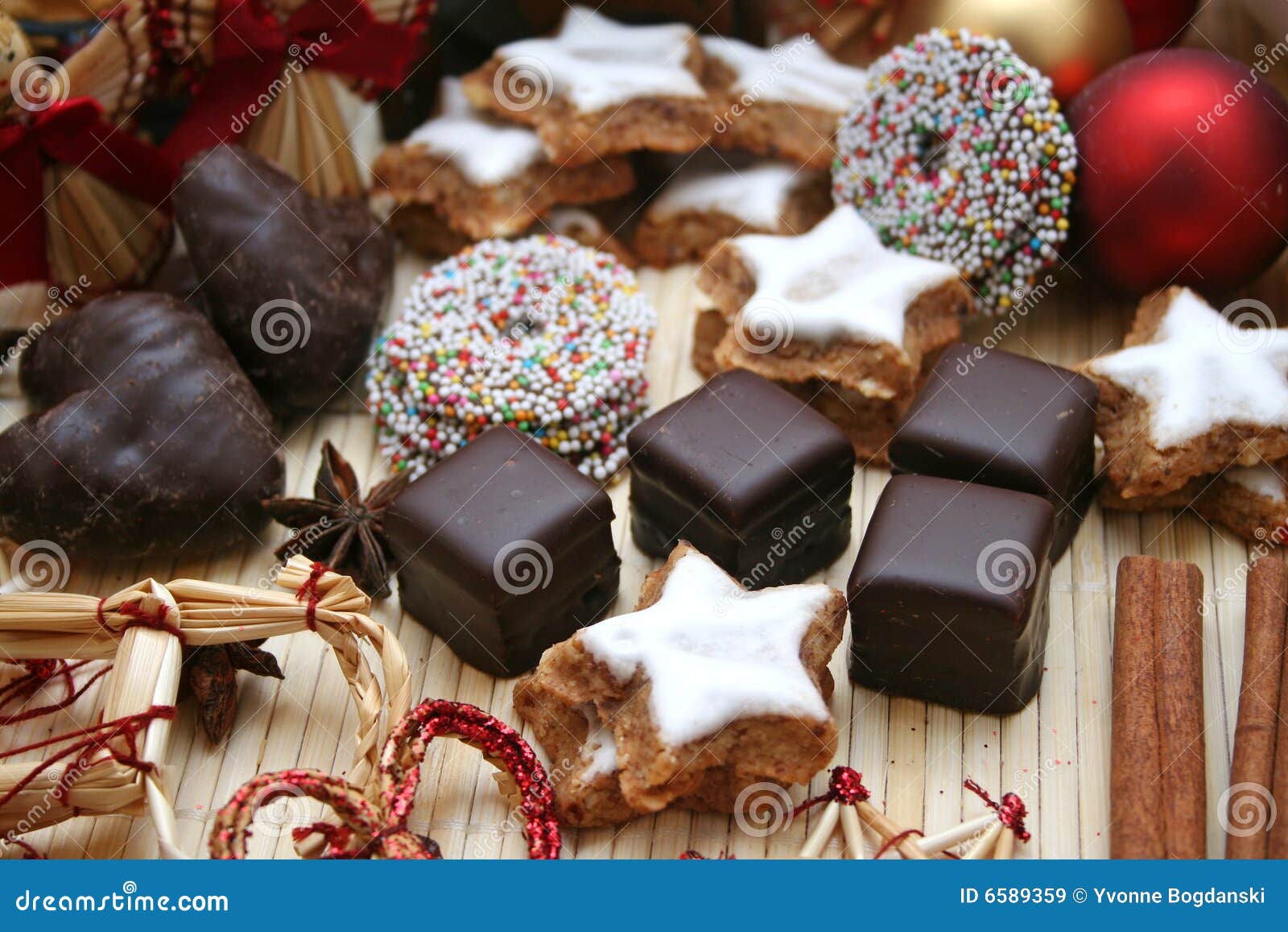 Christmas Sweets stock image. Image of confectionery, stars - 6589359