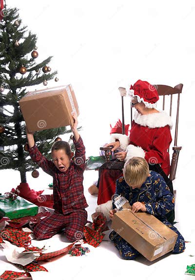 Christmas Tantrum stock photo. Image of preteen, kids - 1457594