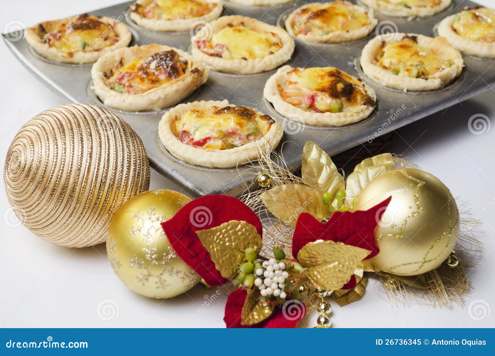 Christmas Tart stock image. Image of tasty, savory, tartlet - 26736345