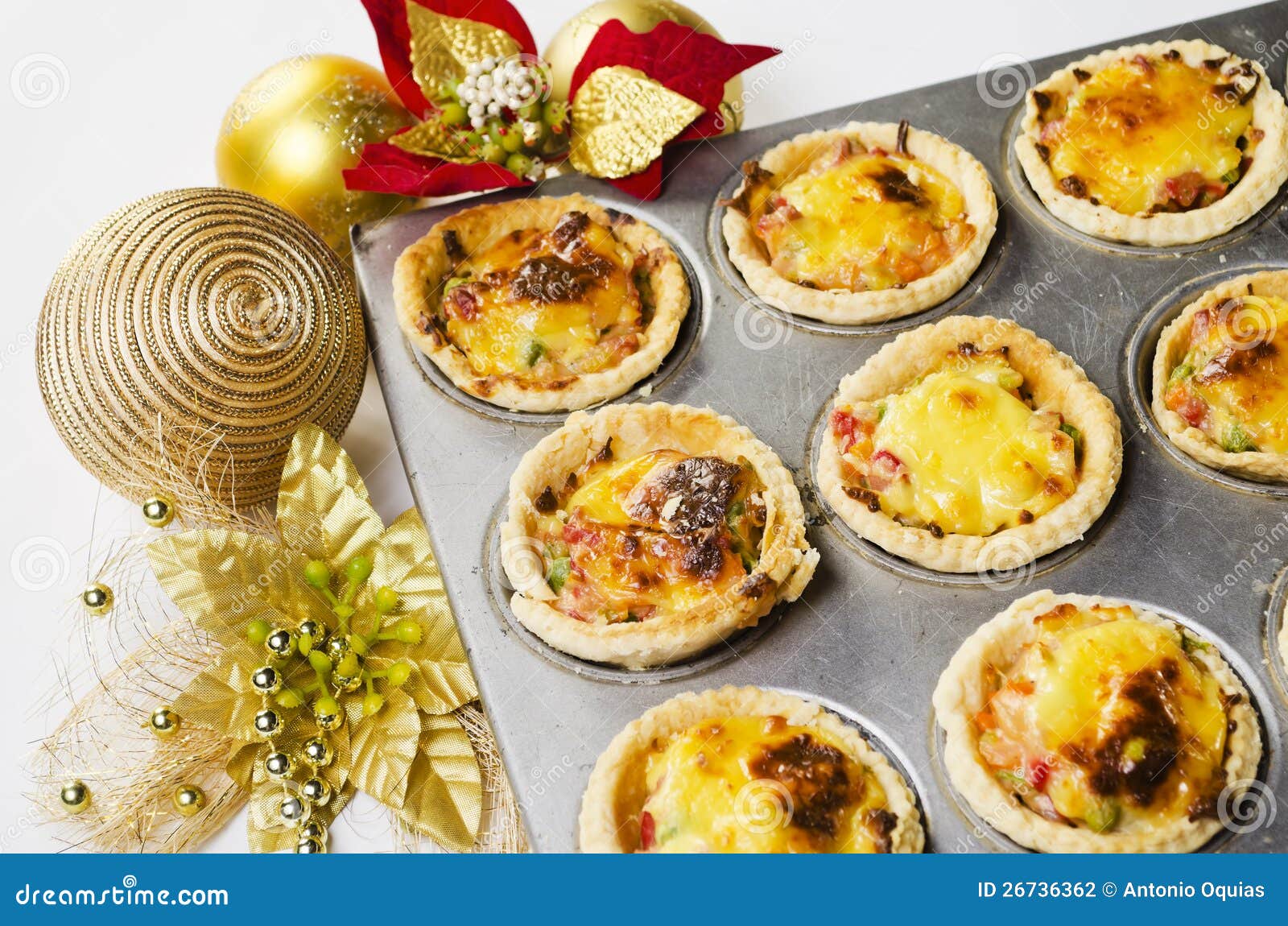 Christmas Tart stock photo. Image of savory, cheese, tart - 26736362