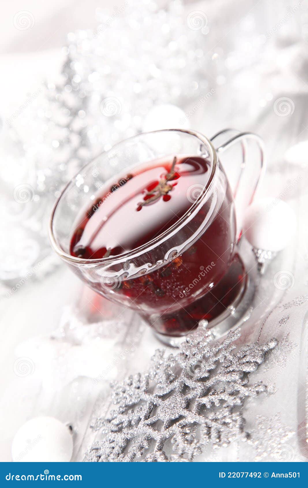 Christmas tea stock photo. Image of white, drinking, silver - 22077492