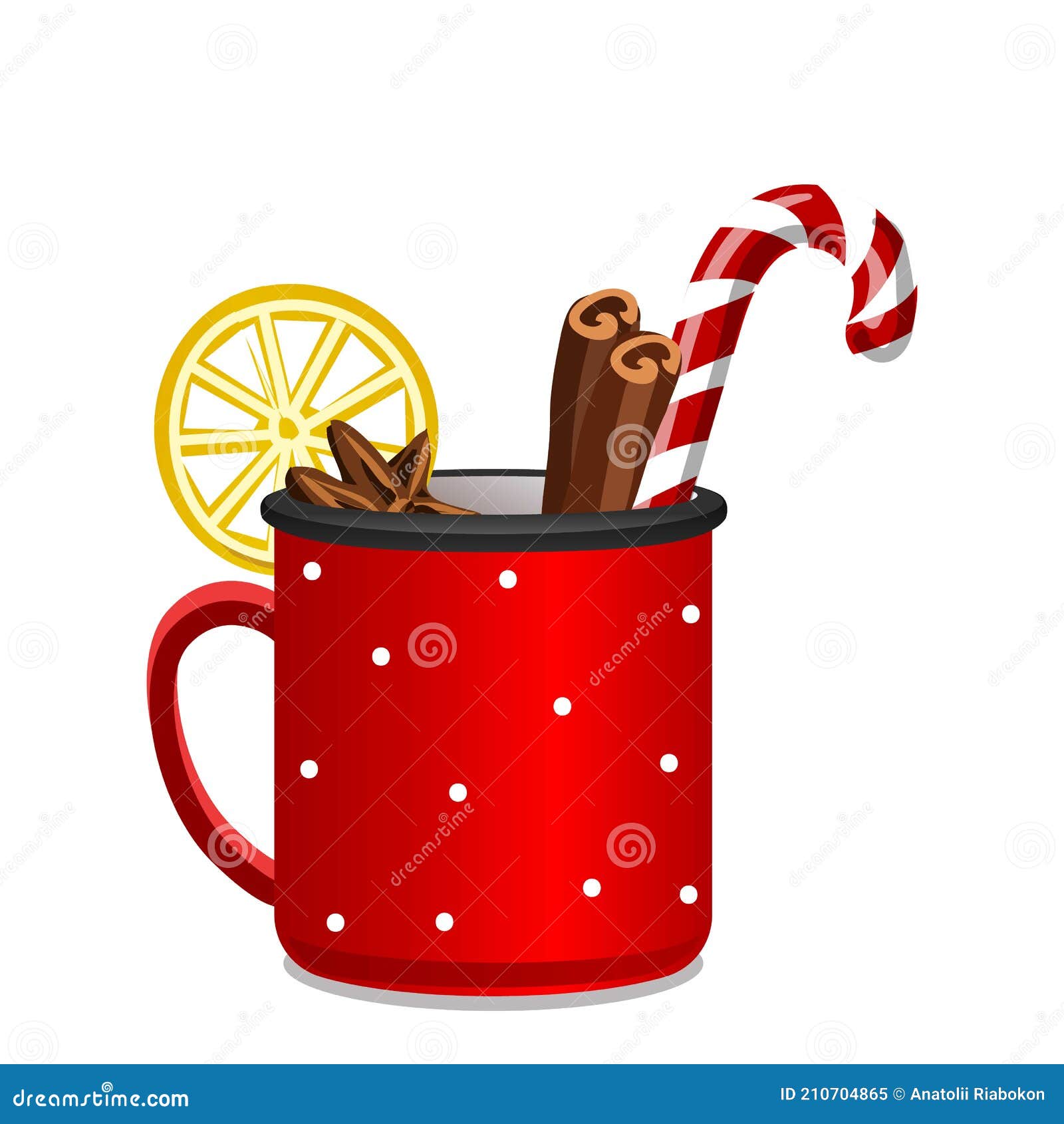 Christmas Tea Icon, Cartoon Style Stock Vector - Illustration of food ...