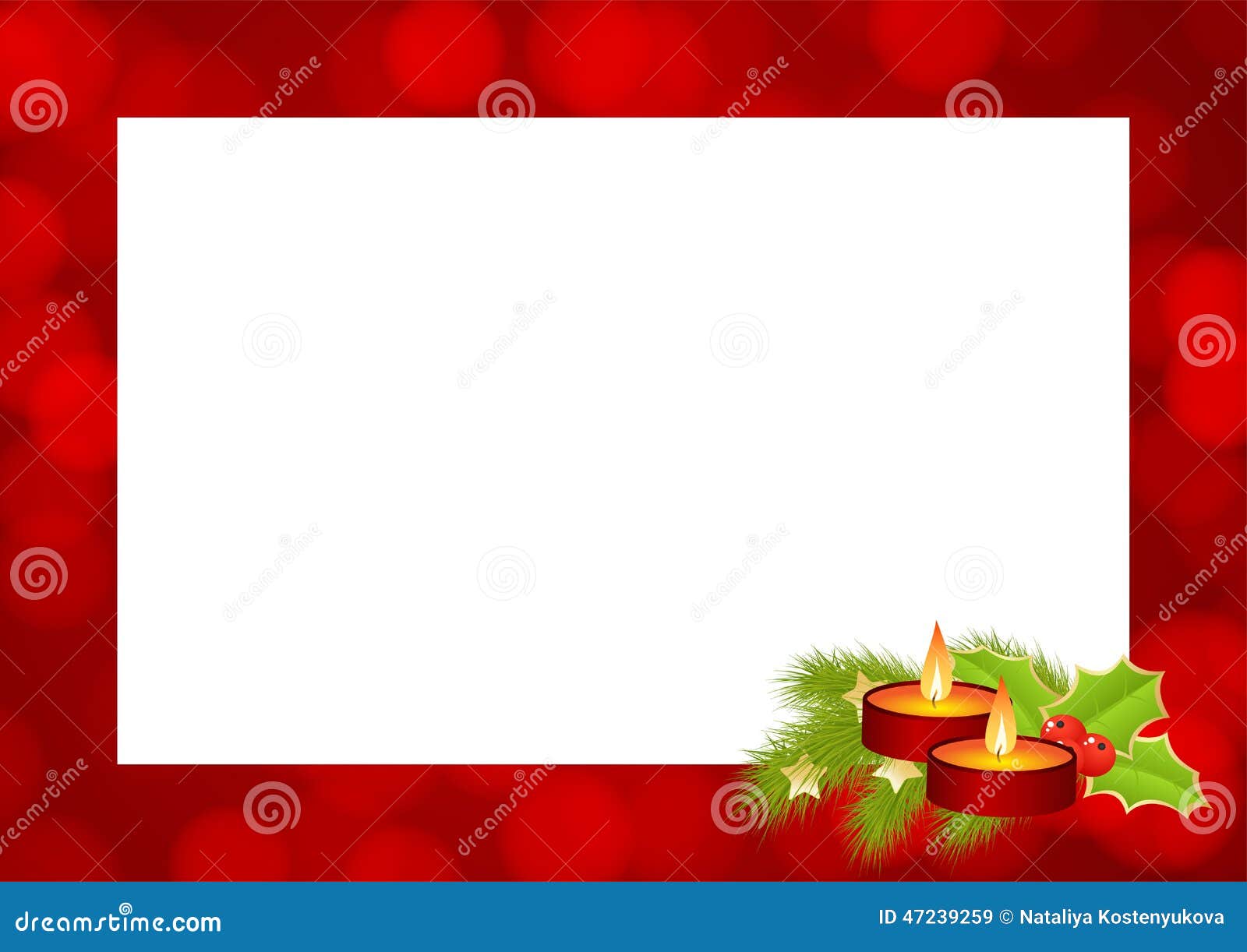 Christmas template stock vector. Illustration of holly - 47239259