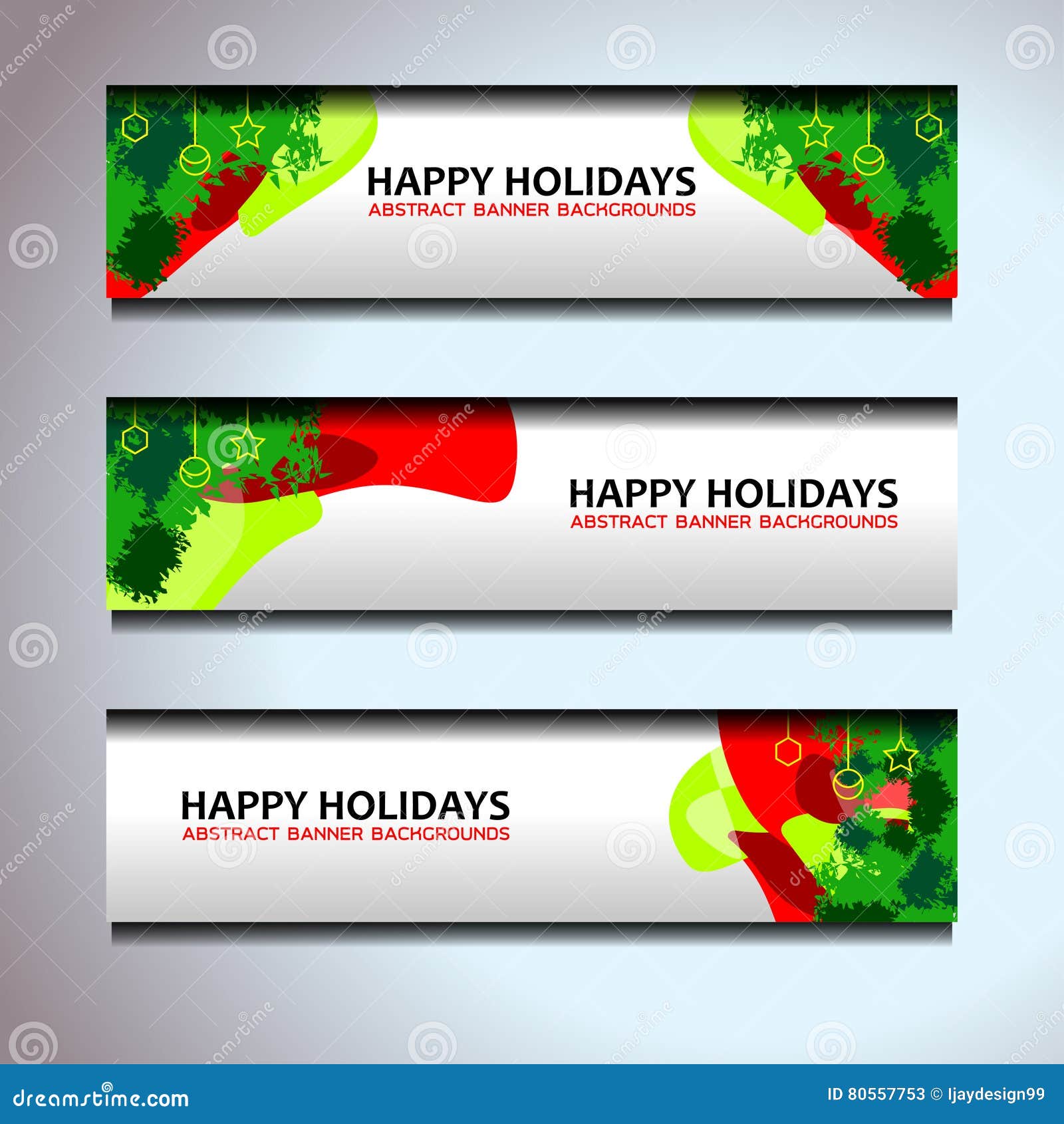 Christmas Templates Banner Backgrounds Stock Vector - Illustration of ...