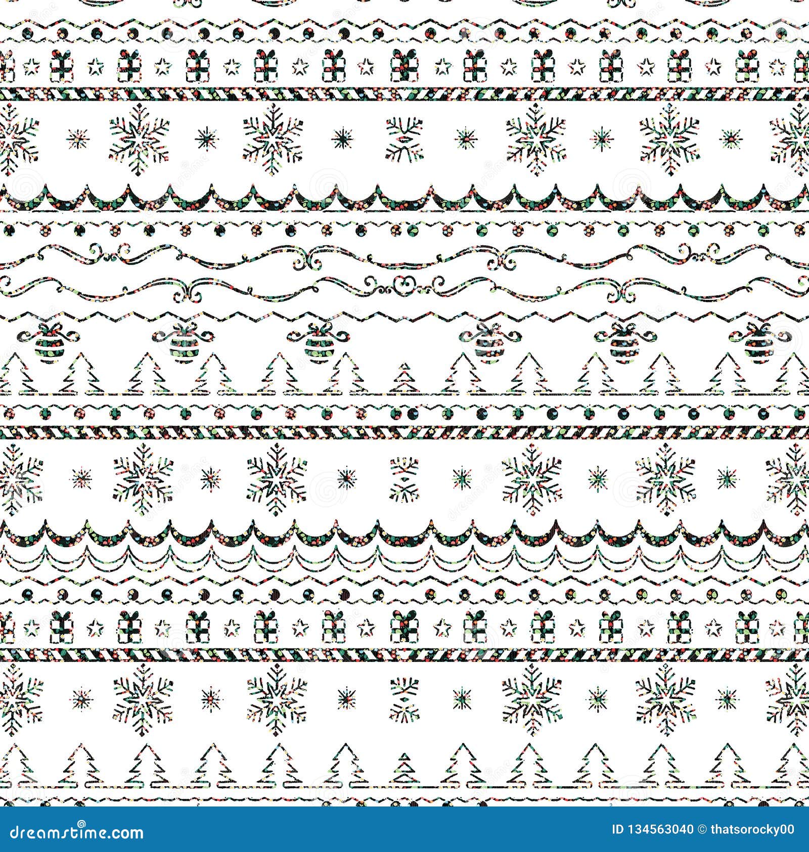 Christmas Texture Modern Classic Pattern Stock Illustration ...