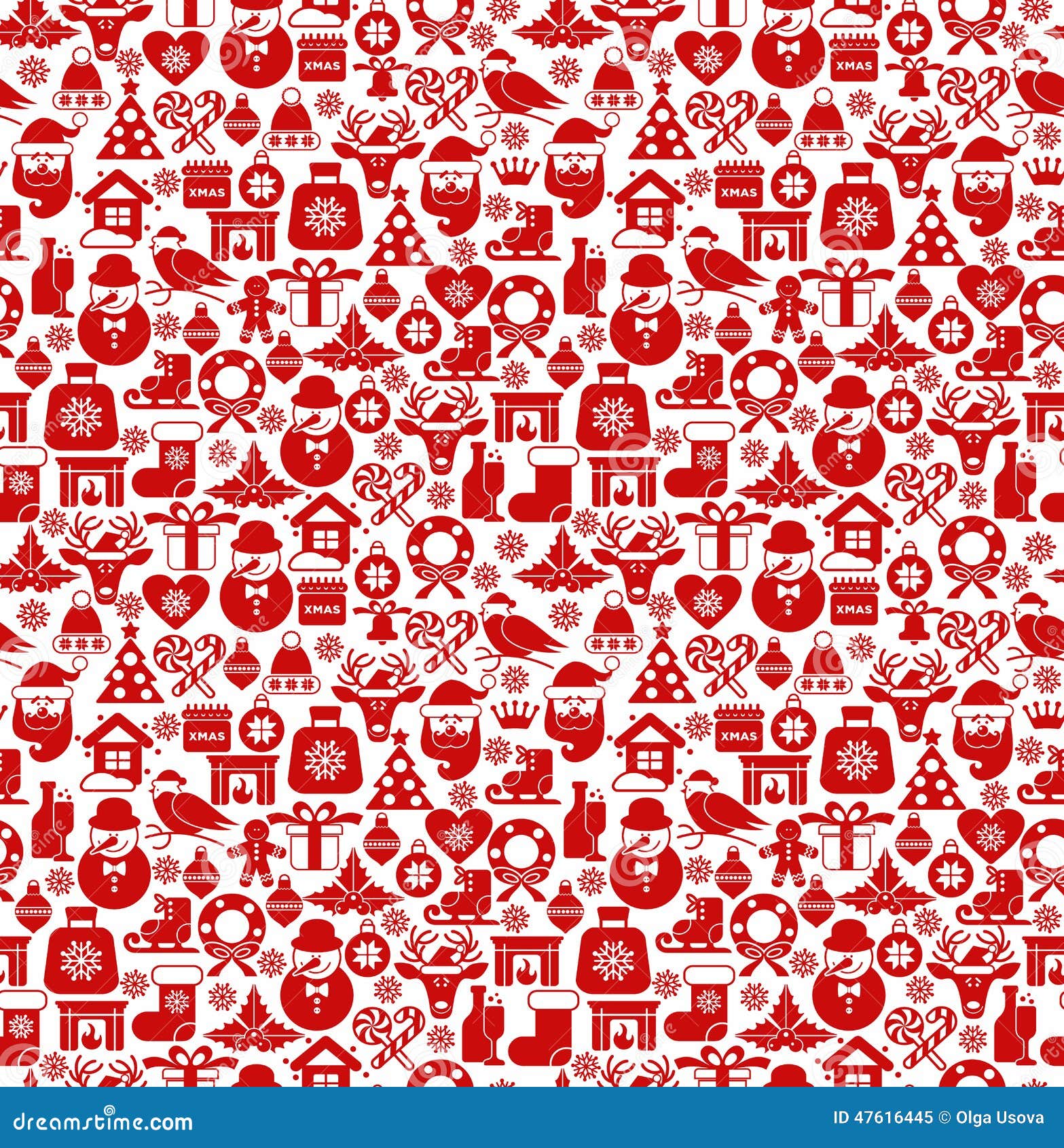 Christmas texture. stock vector. Illustration of retro - 47616445