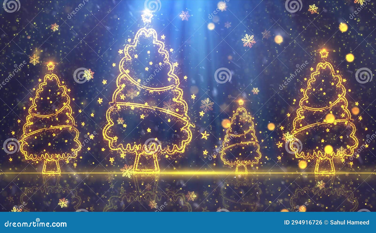 Christmas Theme Background Animation with Seamless Loop Stock Footage ...