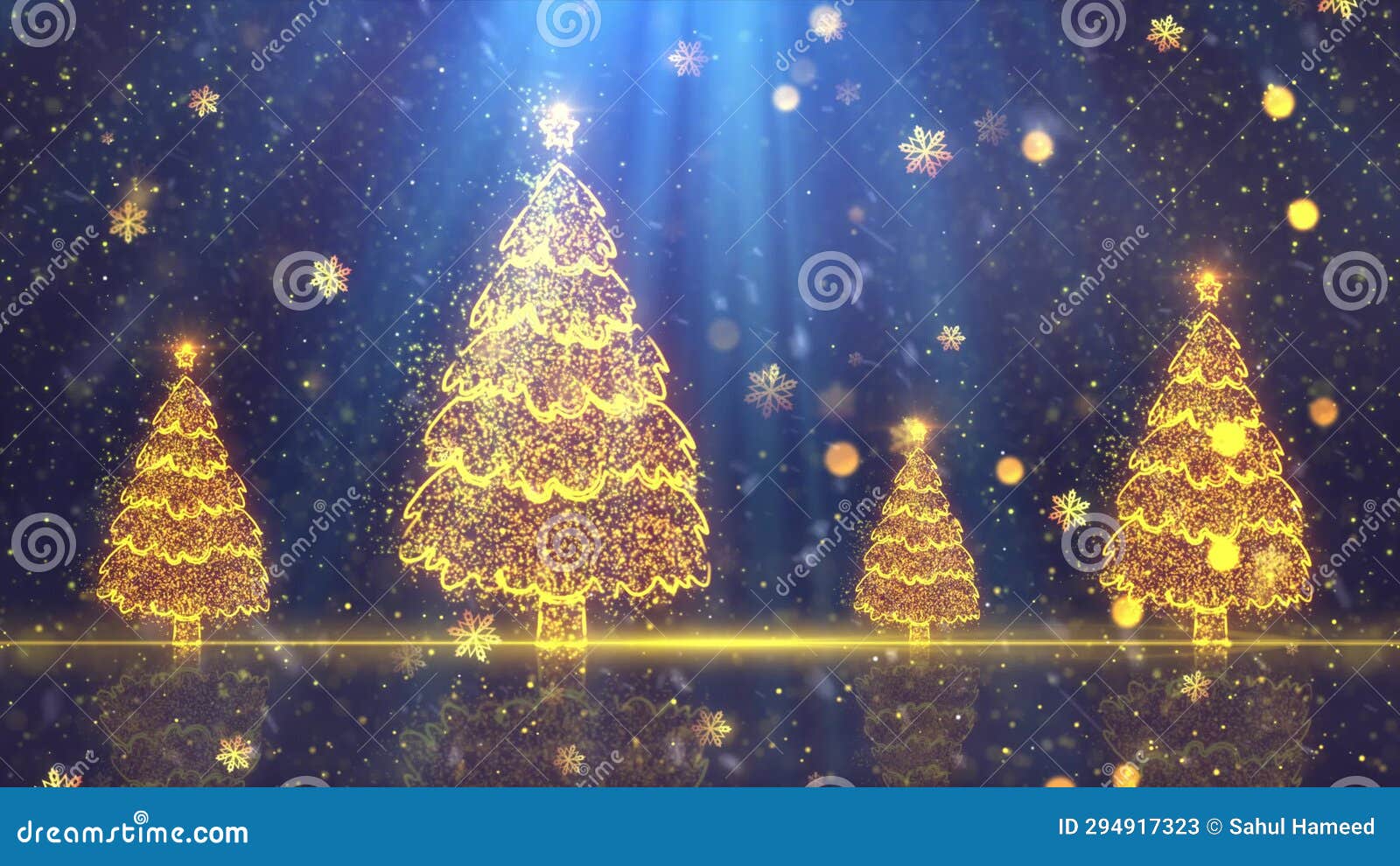 Christmas Theme Background Animation with Seamless Loop Stock Video ...