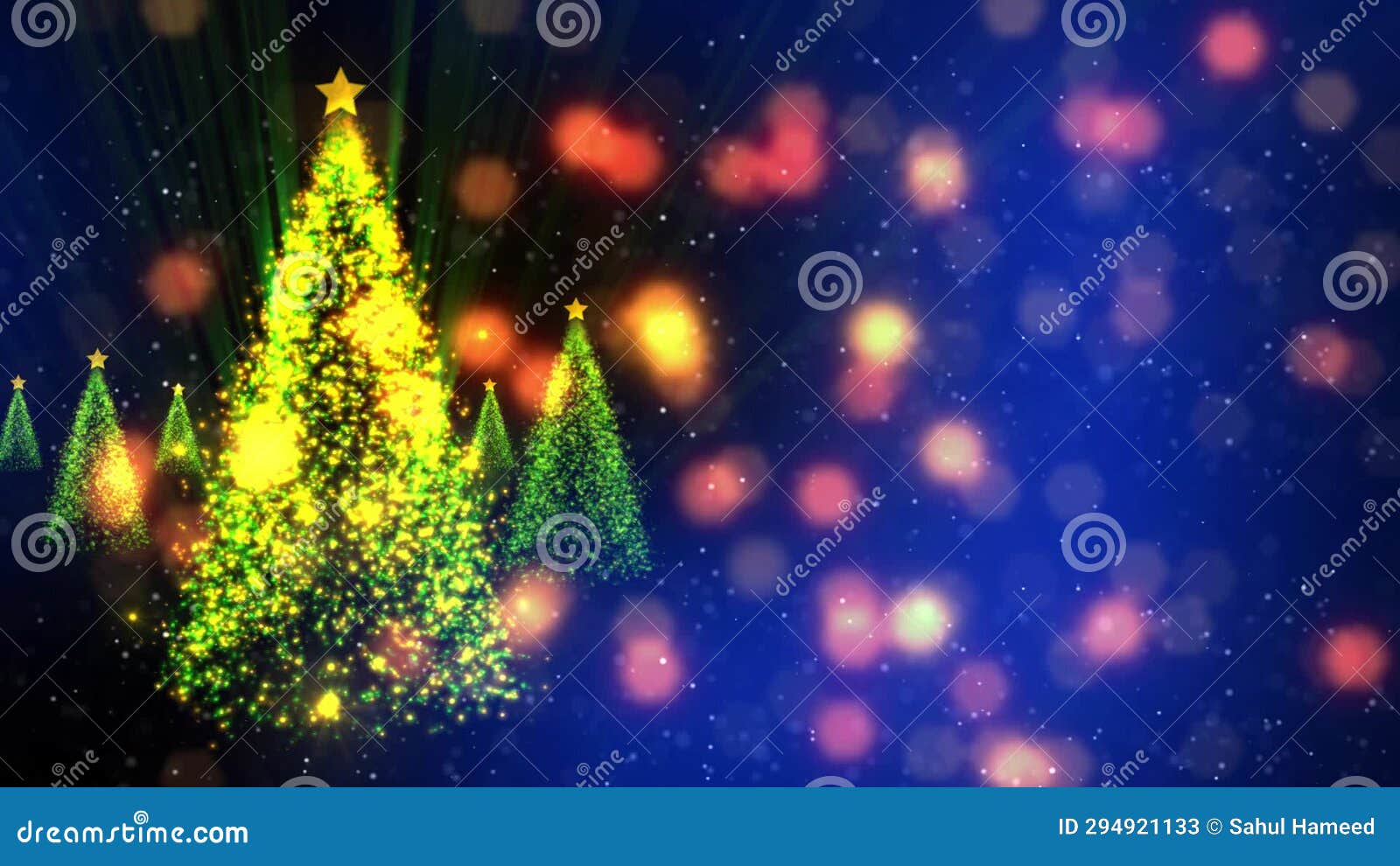 Christmas Theme Background Animation with Seamless Loop Stock Video ...