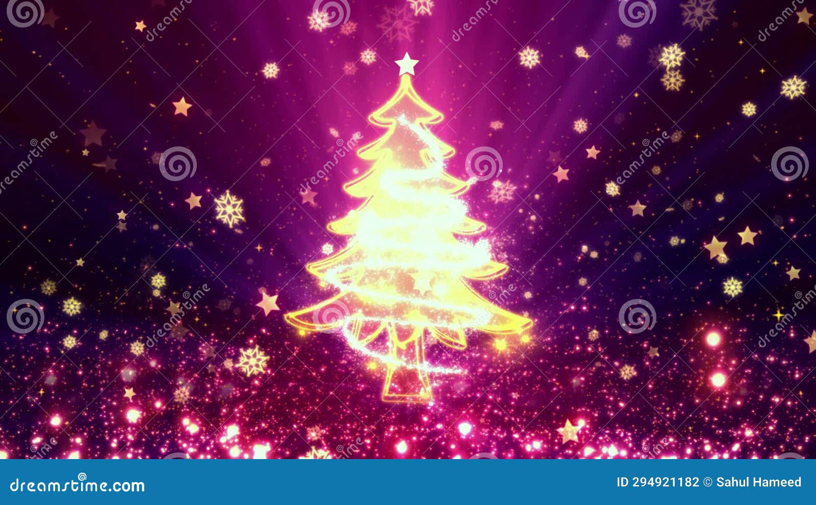 Christmas Theme Background Animation with Seamless Loop Stock Footage ...