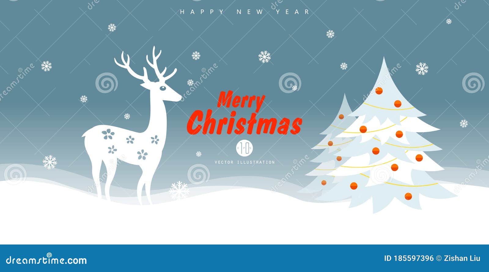 Christmas Theme Illustration, Cards, Cover Design Stock Vector ...