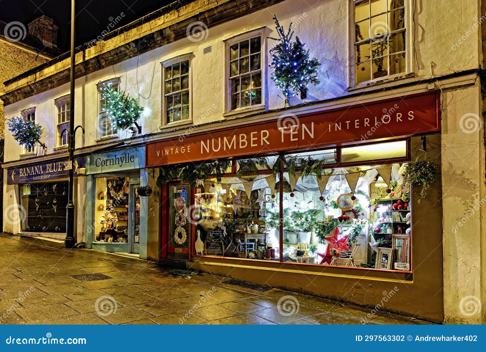 Christmas Themed Shop Window Displays in the UK Editorial Photography ...