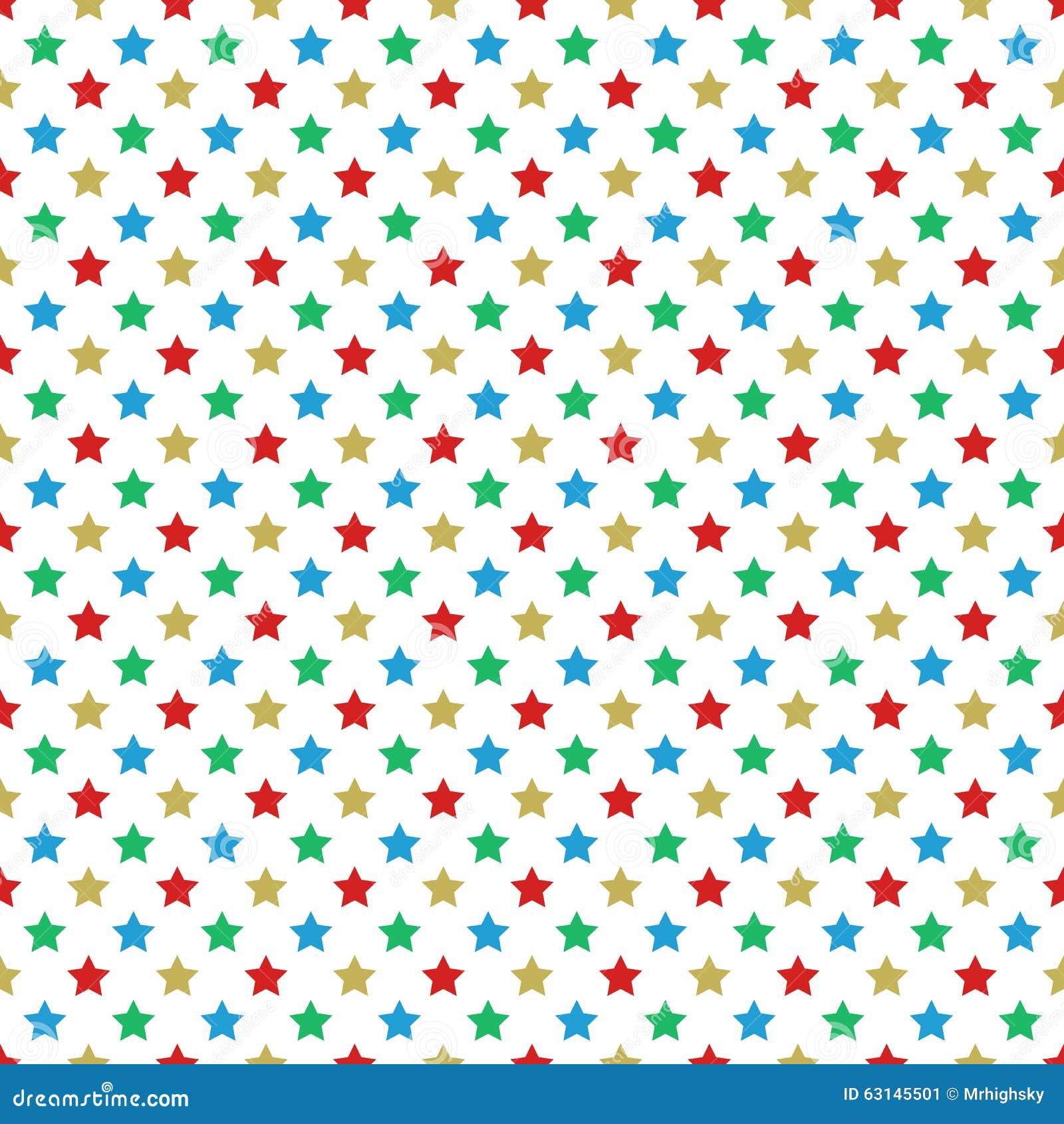 Christmas Themed Stars Seamless Pattern Stock Vector - Illustration of ...
