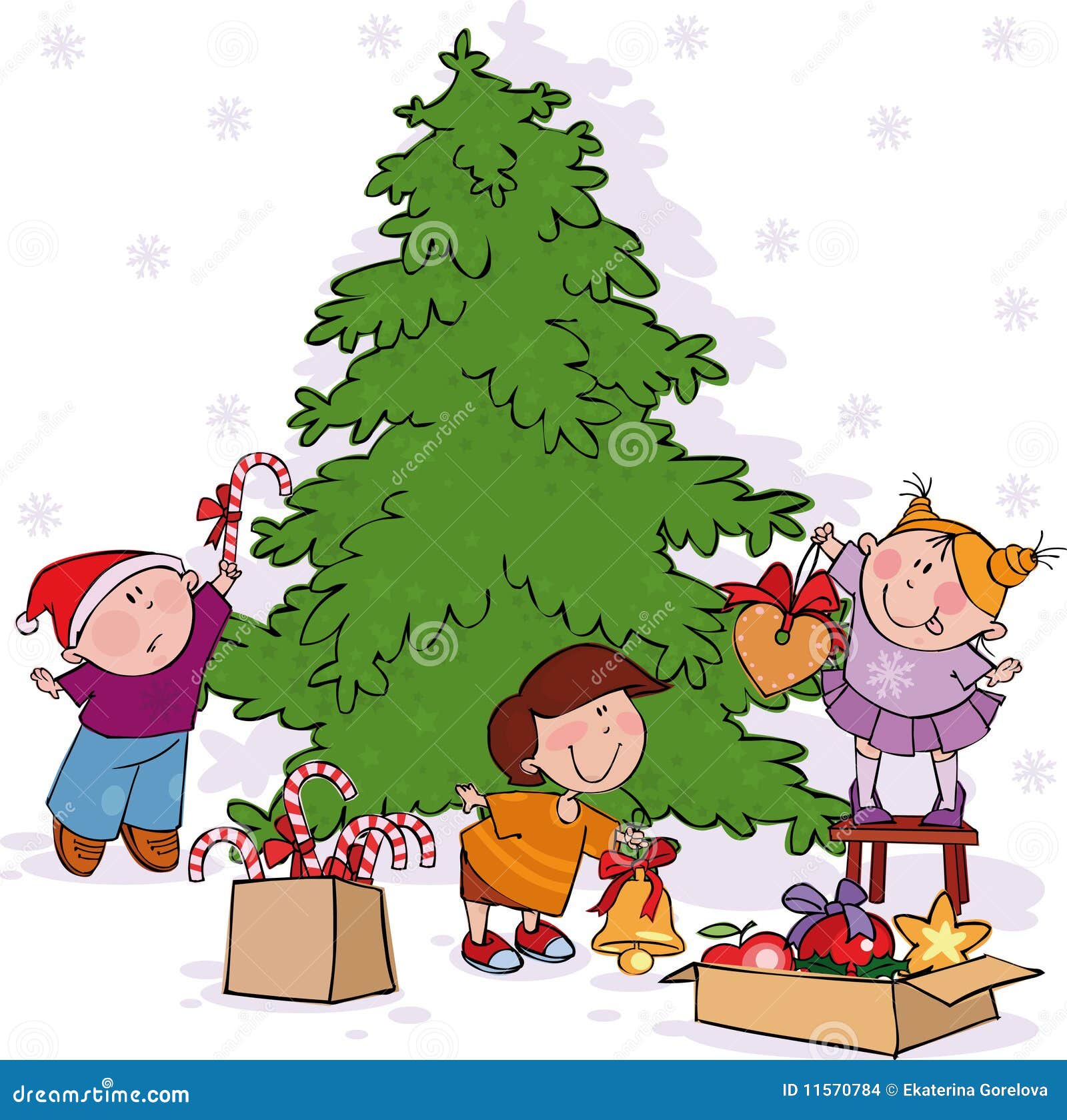 Christmas time stock vector. Illustration of sleep, christmas - 11570784