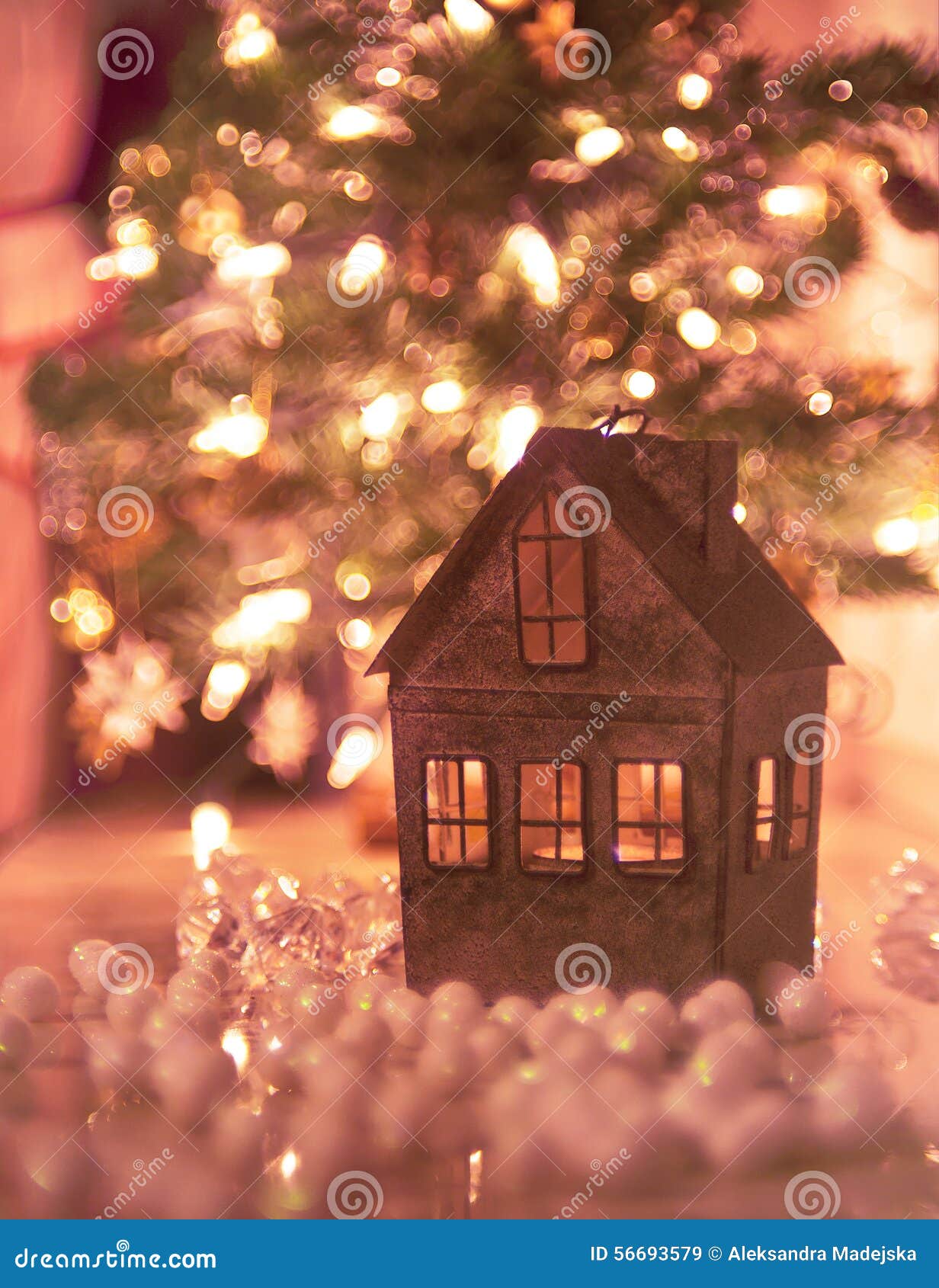 Christmas time stock image. Image of little, decoration - 56693579