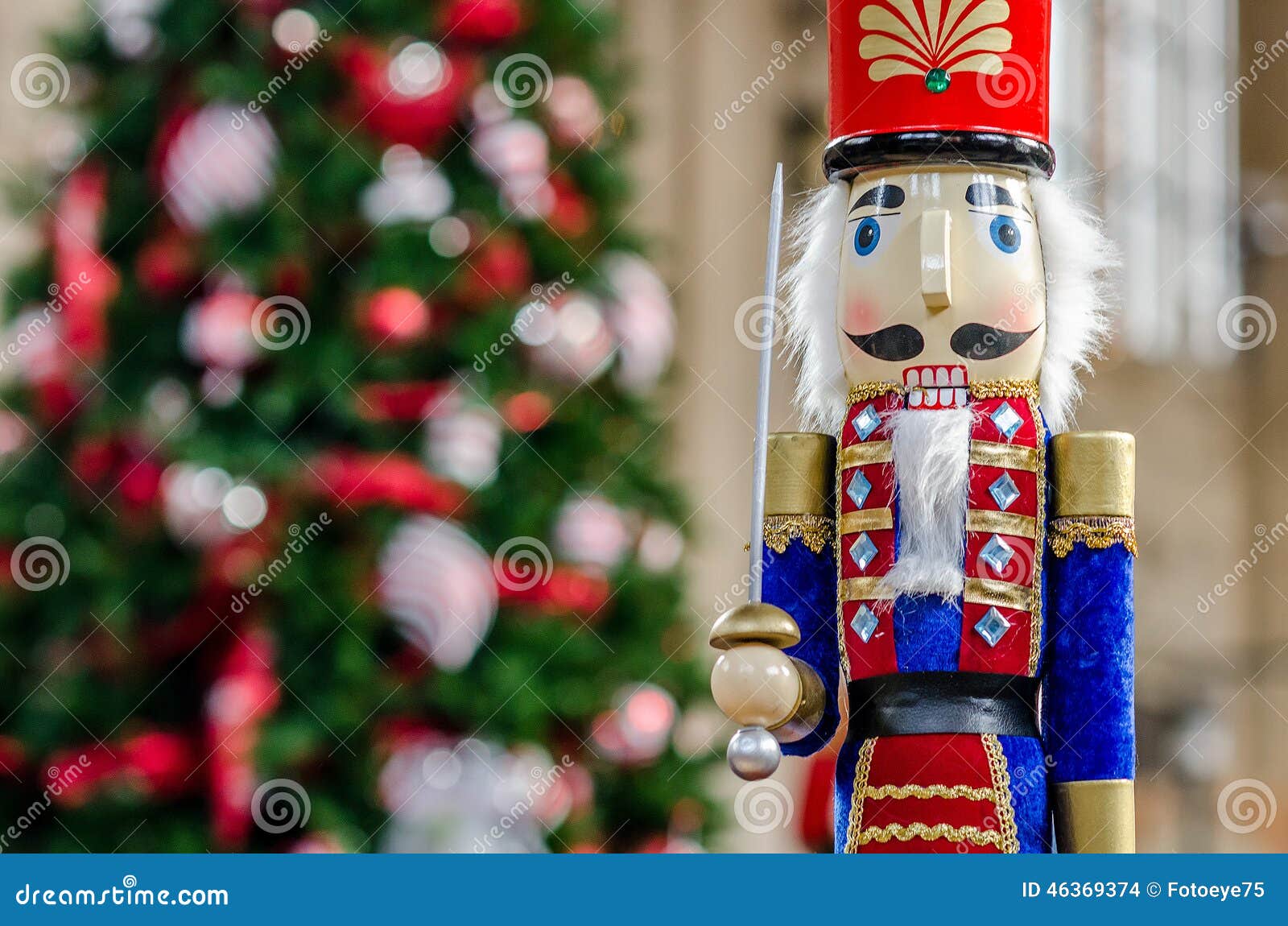 Christmas time Nutcracker stock photo. Image of bright - 46369374