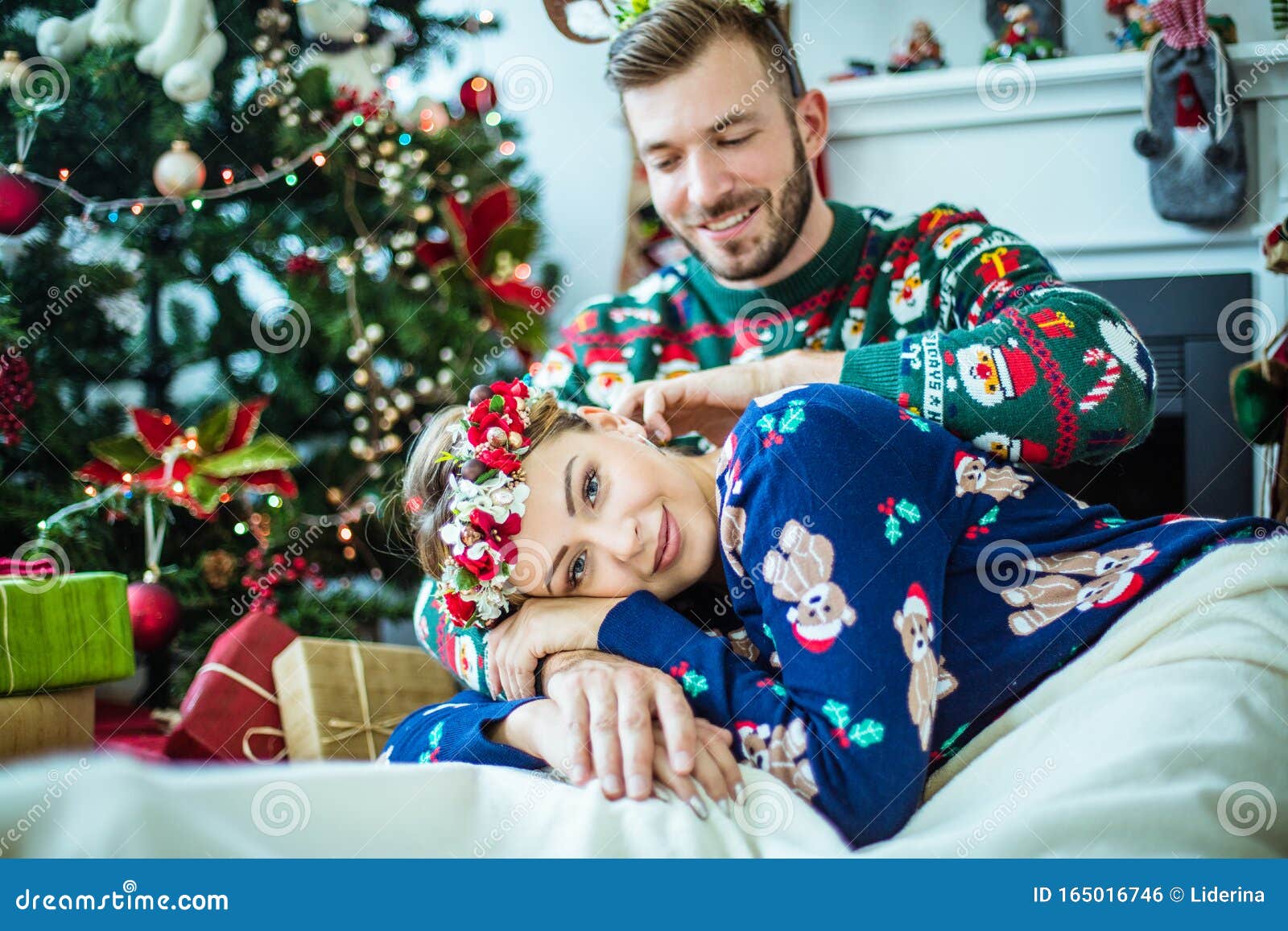 Christmas- a Time for Sharing Love Stock Photo - Image of people ...