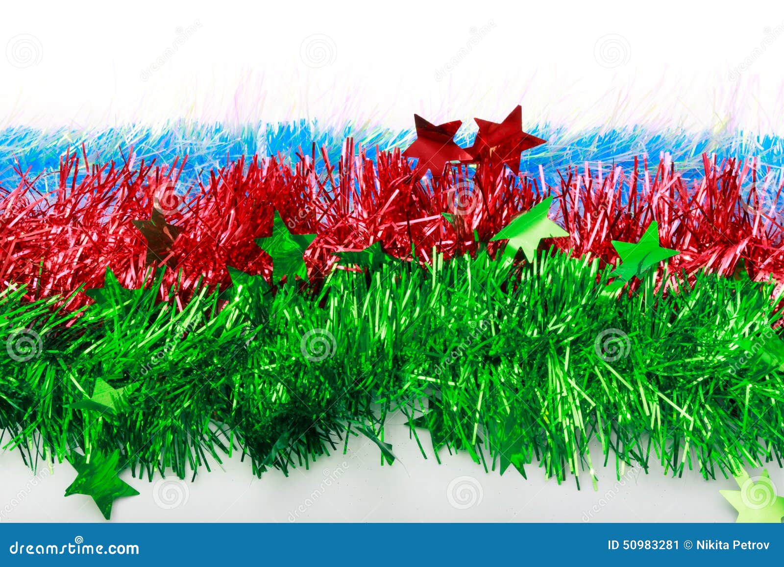 Christmas tinsel stock image. Image of glitter, abstract - 50983281