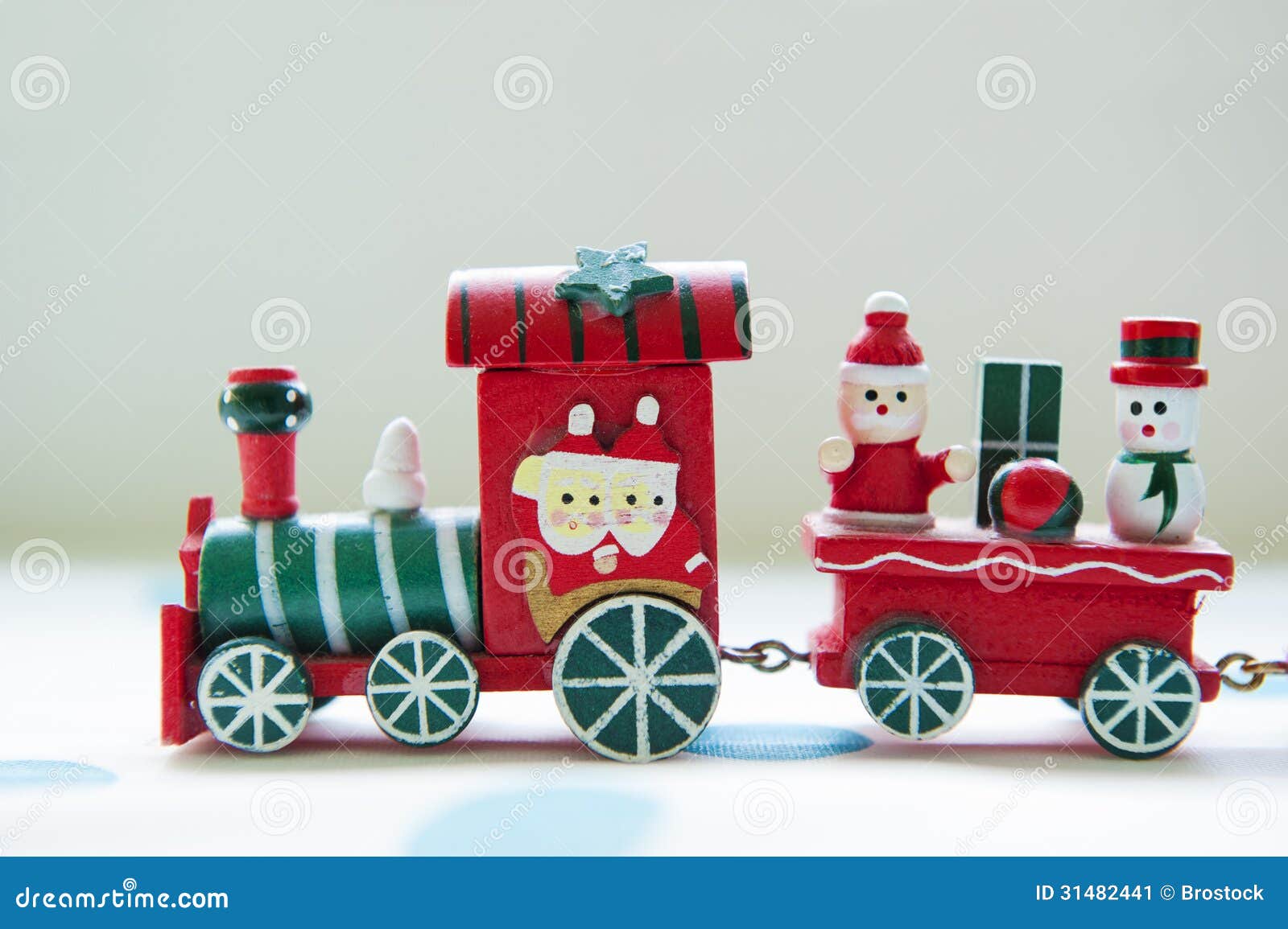 Christmas toy train stock image. Image of train, snowman - 31482441