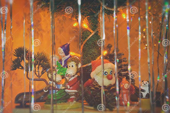 Christmas toys stock image. Image of green, december - 298472447
