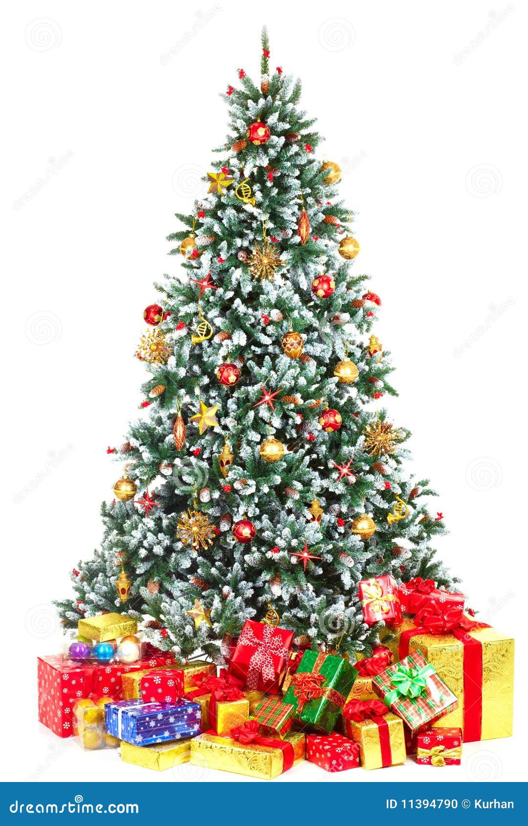 Christmas Tree stock photo. Image of gifts, christmas - 11394790
