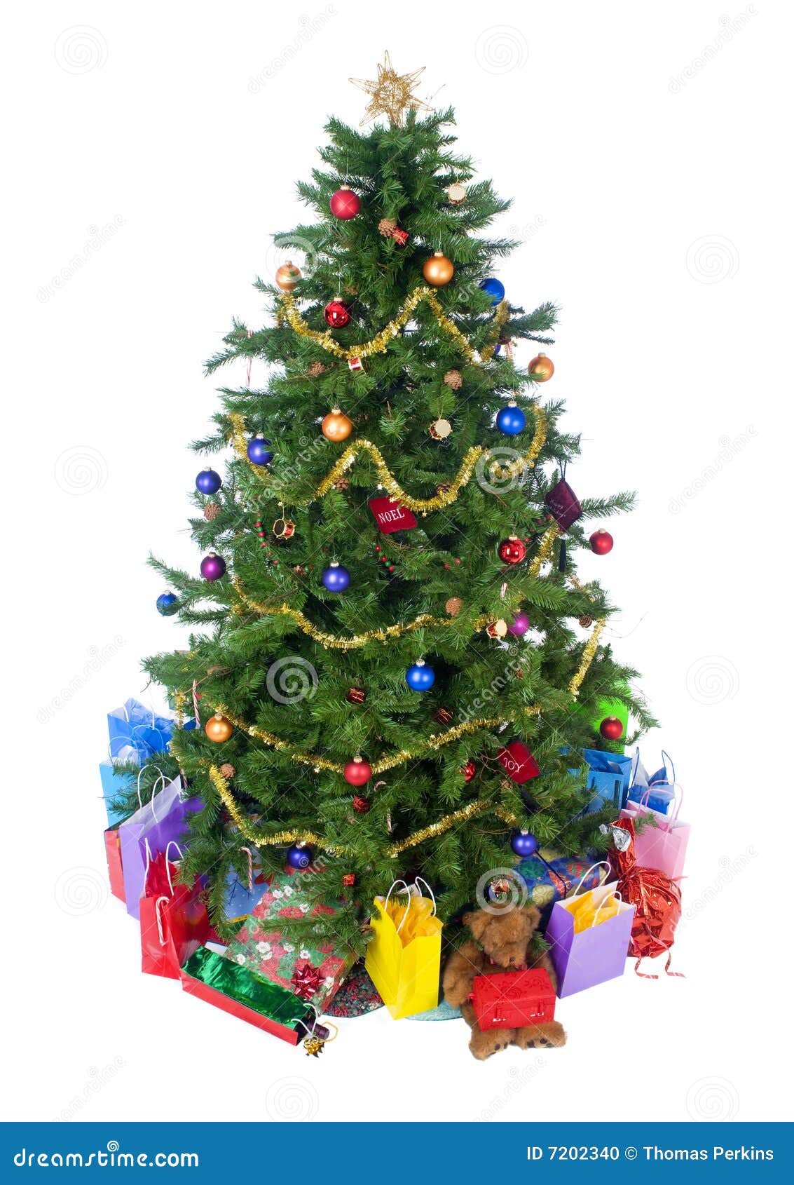 Christmas Tree stock photo. Image of copyspace, background - 7202340