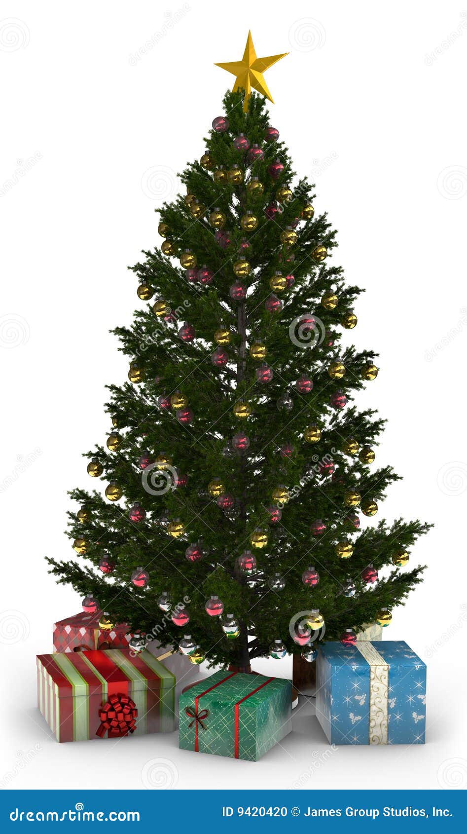 Christmas Tree stock photo. Image of gifts, celebration - 9420420