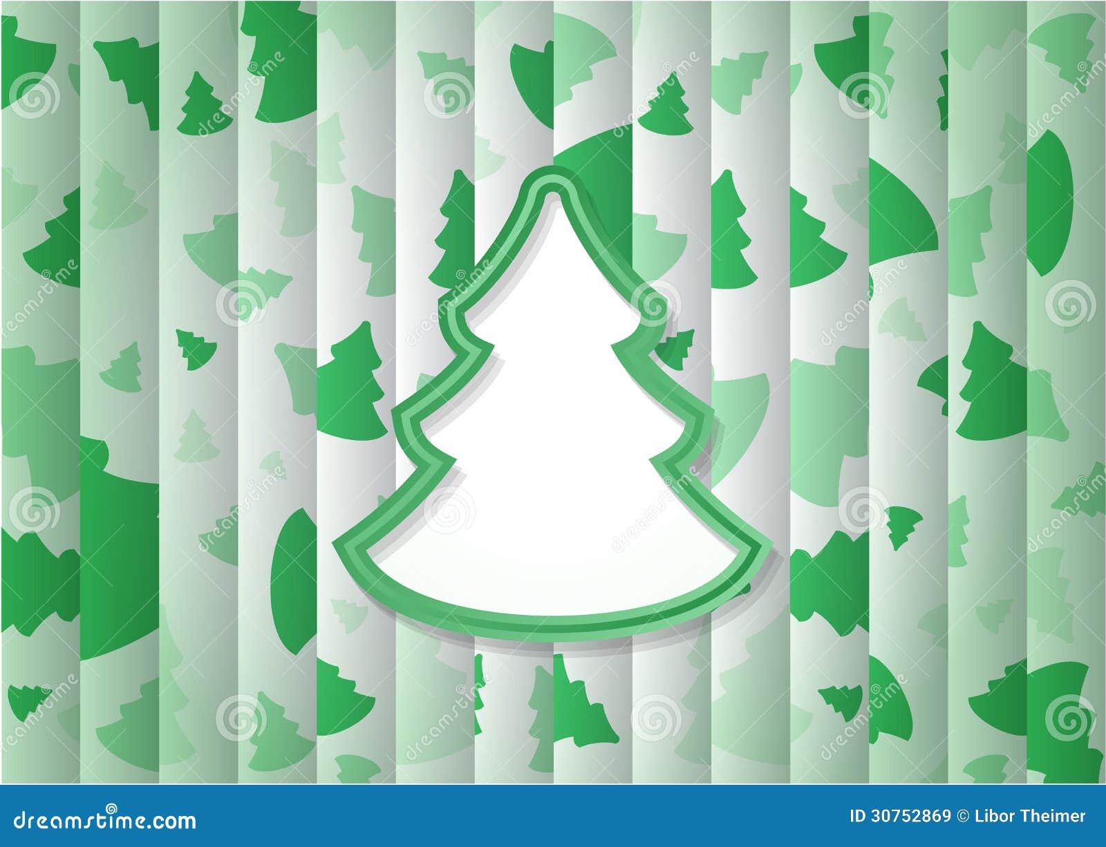 Abstract Background Christmas Tree Shape Stock Vector - Illustration of ...
