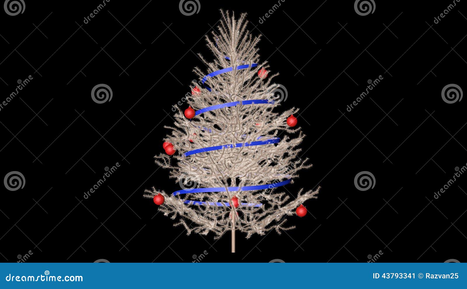 Christmas tree with alpha stock video. Video of magic - 43793341