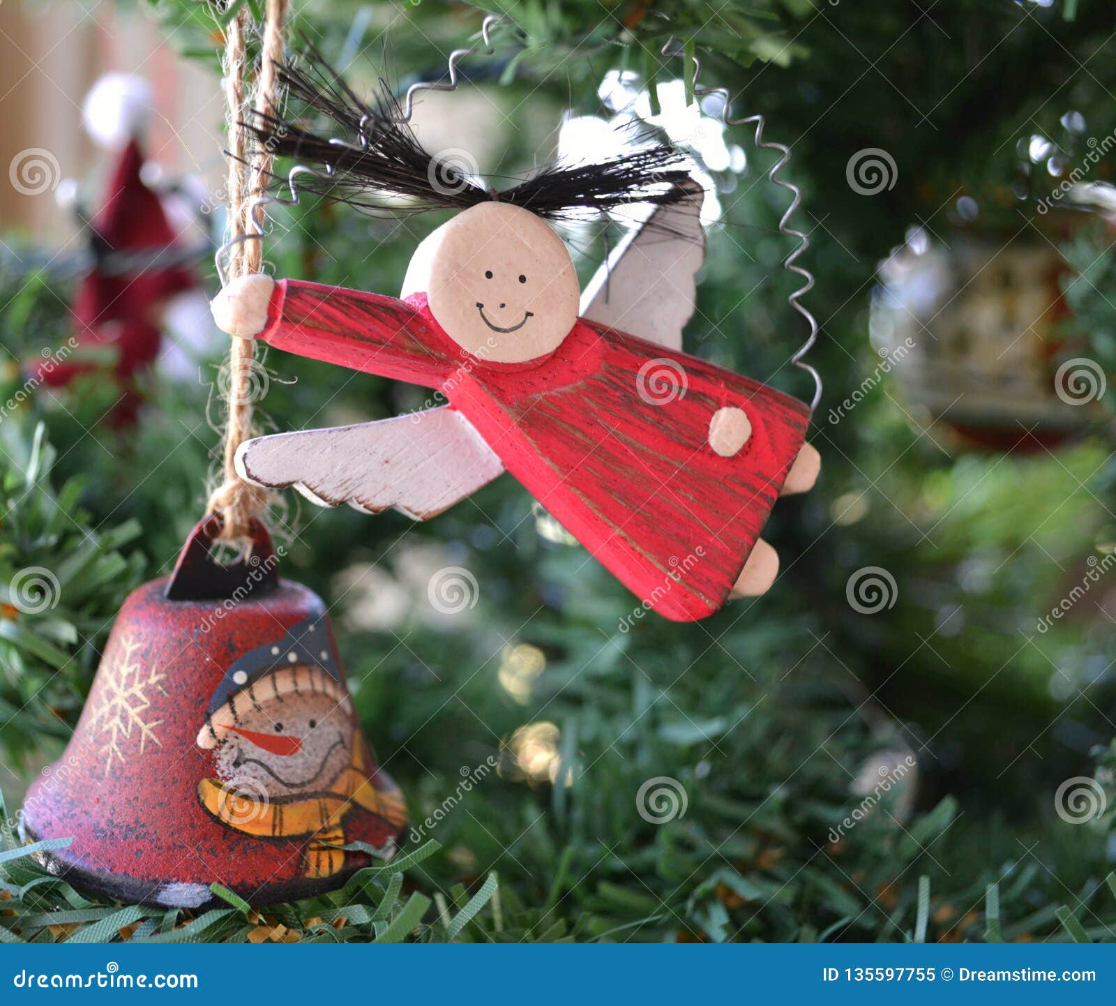 Christmas Tree Angel Toy Decoration Stock Image - Image of meerkat ...