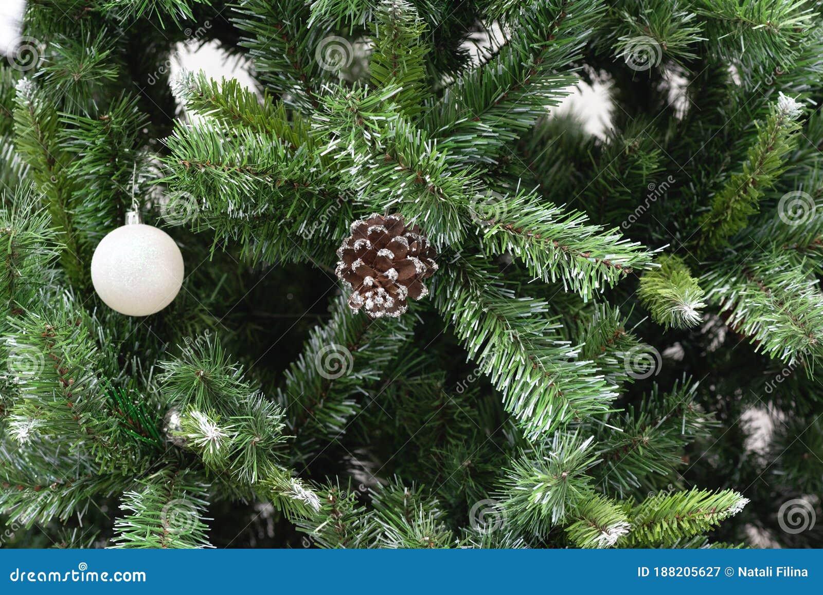 Christmas tree stock image. Image of xmas, conifer, texture - 188205627