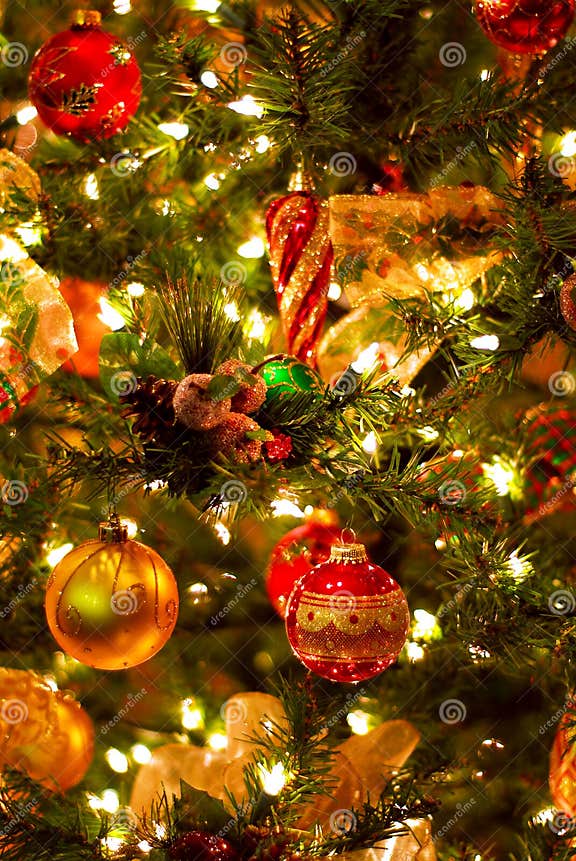 Christmas tree background stock image. Image of lights - 3188911