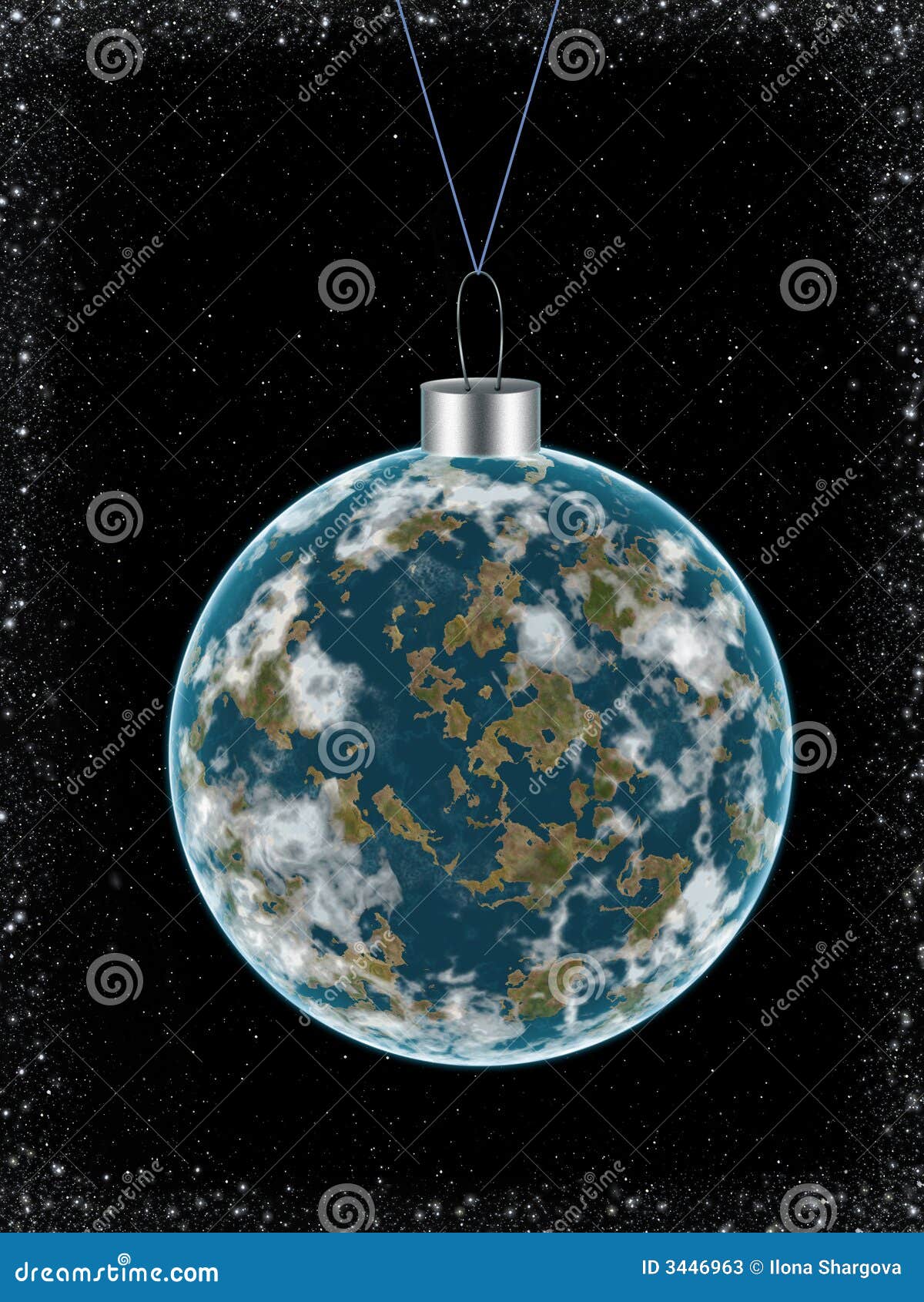 Christmas tree ball stock image. Image of xmas, world - 3446963
