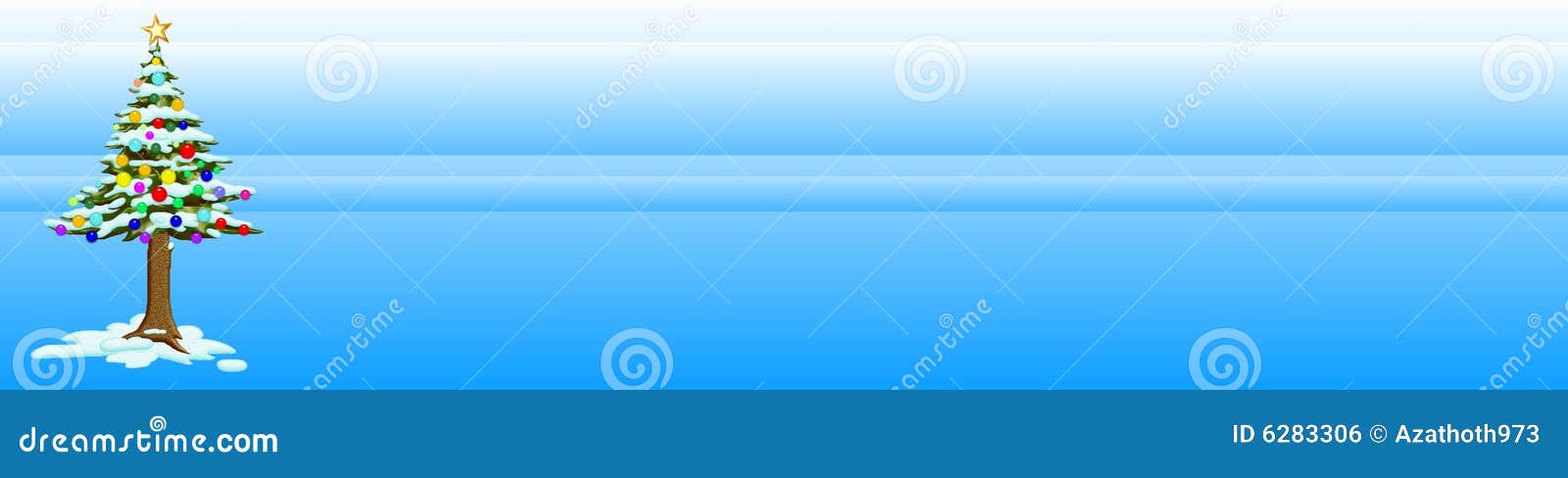 Christmas tree banner stock illustration. Illustration of graphic - 6283306
