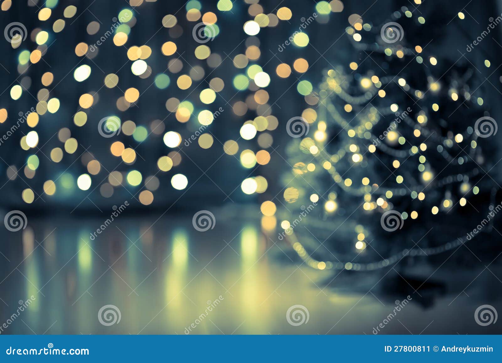 Christmas Tree Bokeh Background Stock Image - Image of bokeh, seasonal ...